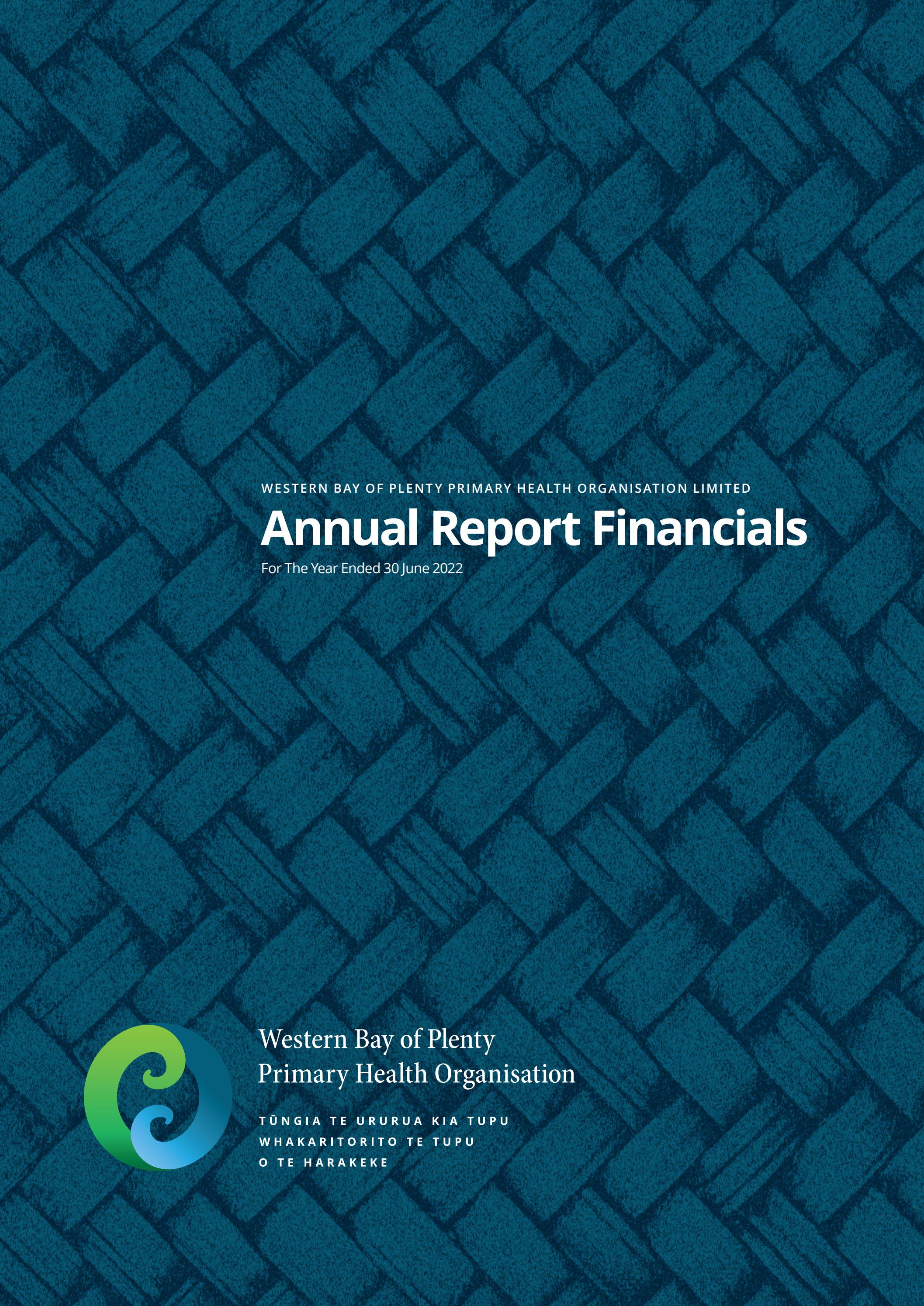 WBOP PHO 2021-2022 Financials by WBOP PHO - Issuu