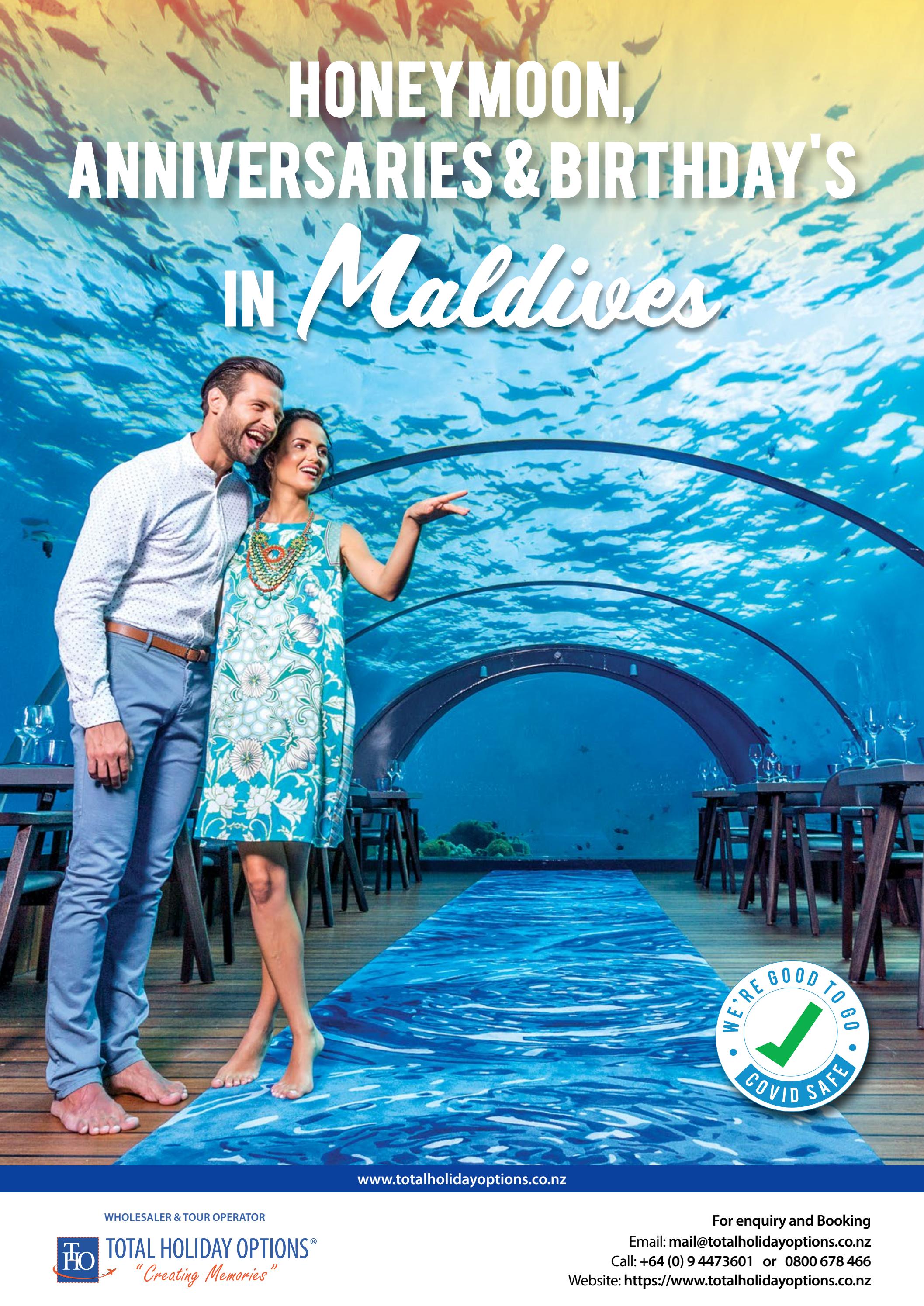 Maldives Honeymoon, Anniversaries & Birthday Promo 2022_NZ by TOTAL ...