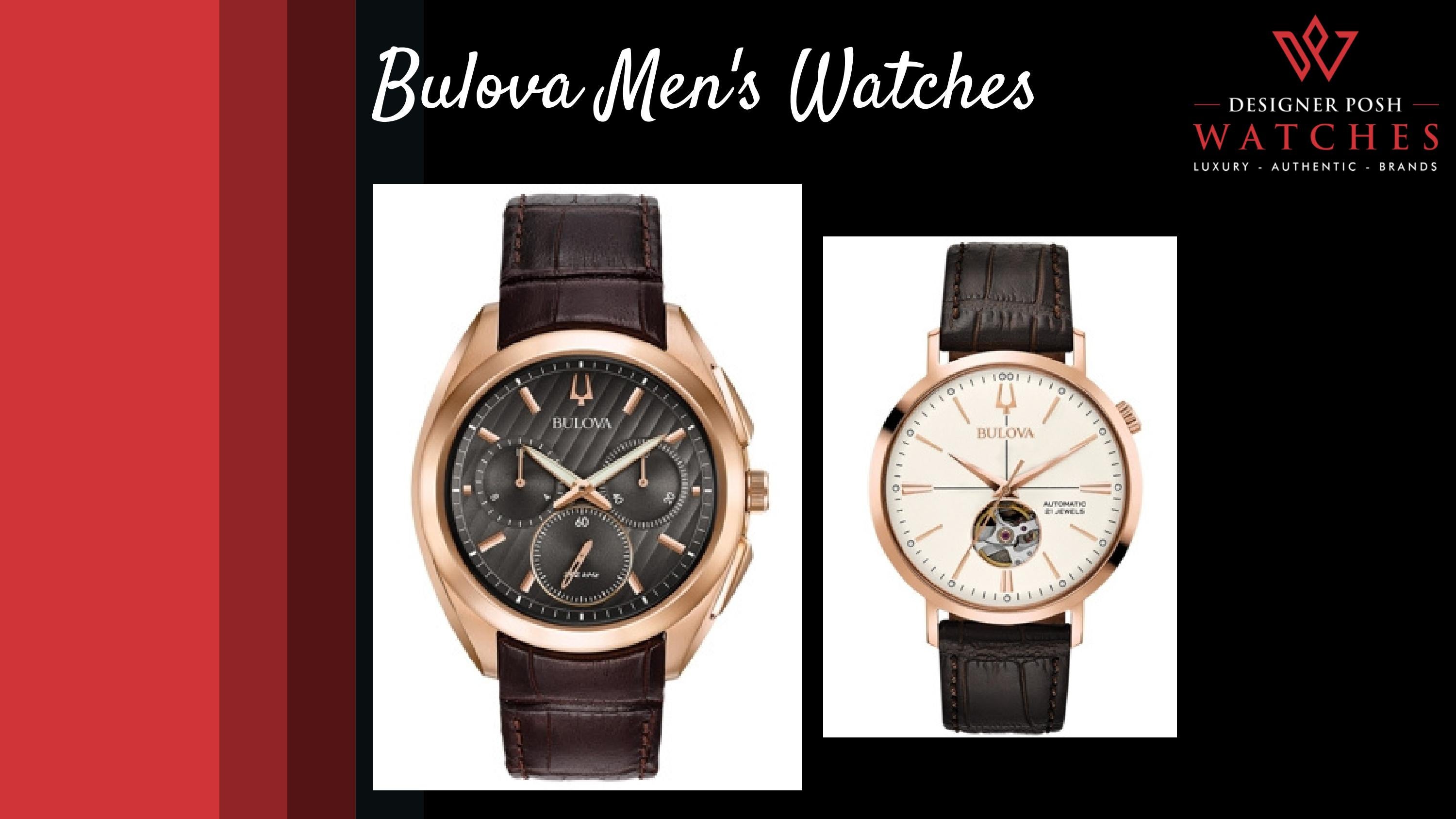 Bulova Men's Watches by Designer Posh Watches - Issuu