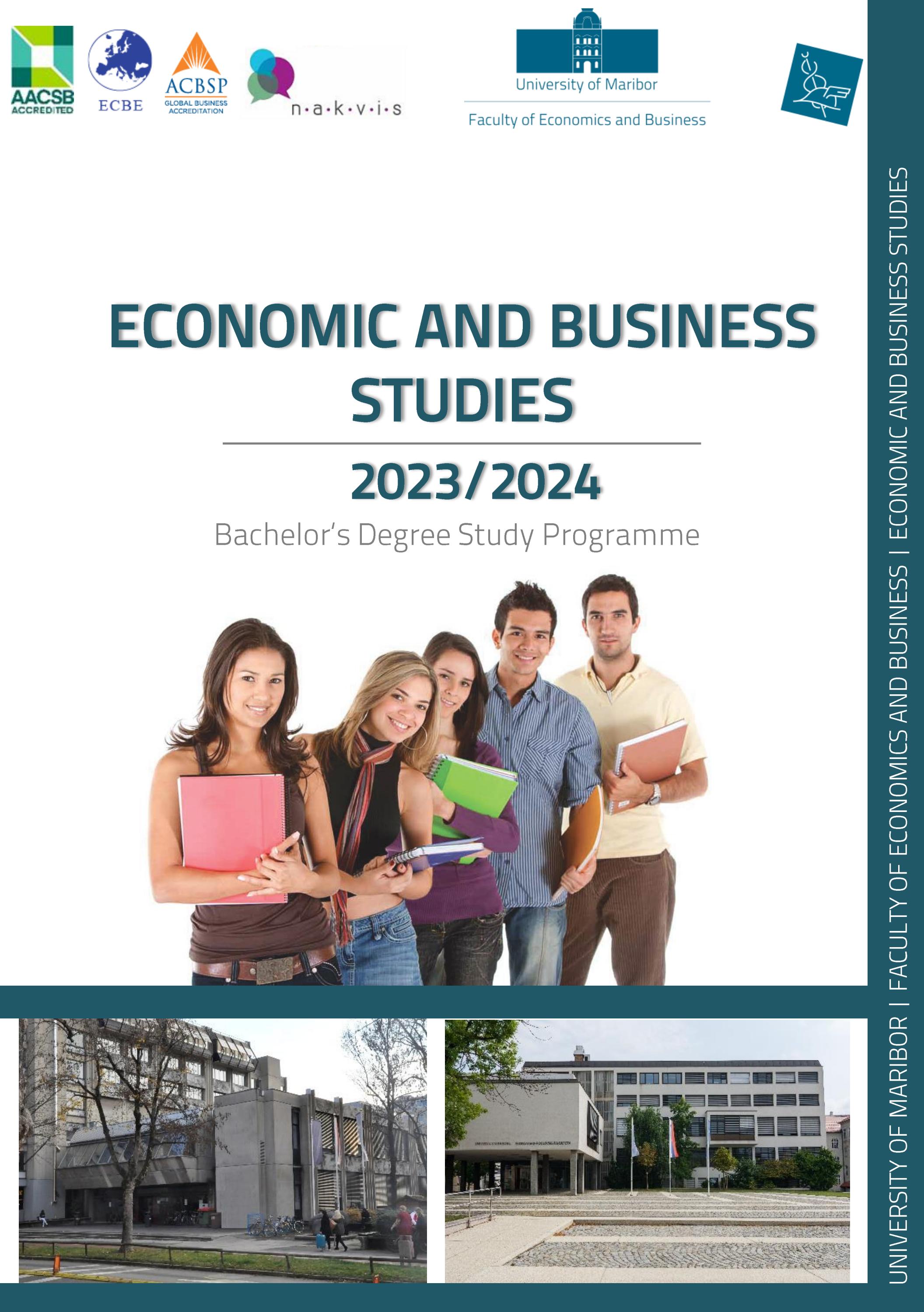 Bachelor's Degree Study Programme EBS, UM FEB, 2023/2024 by Ekonomsko ...
