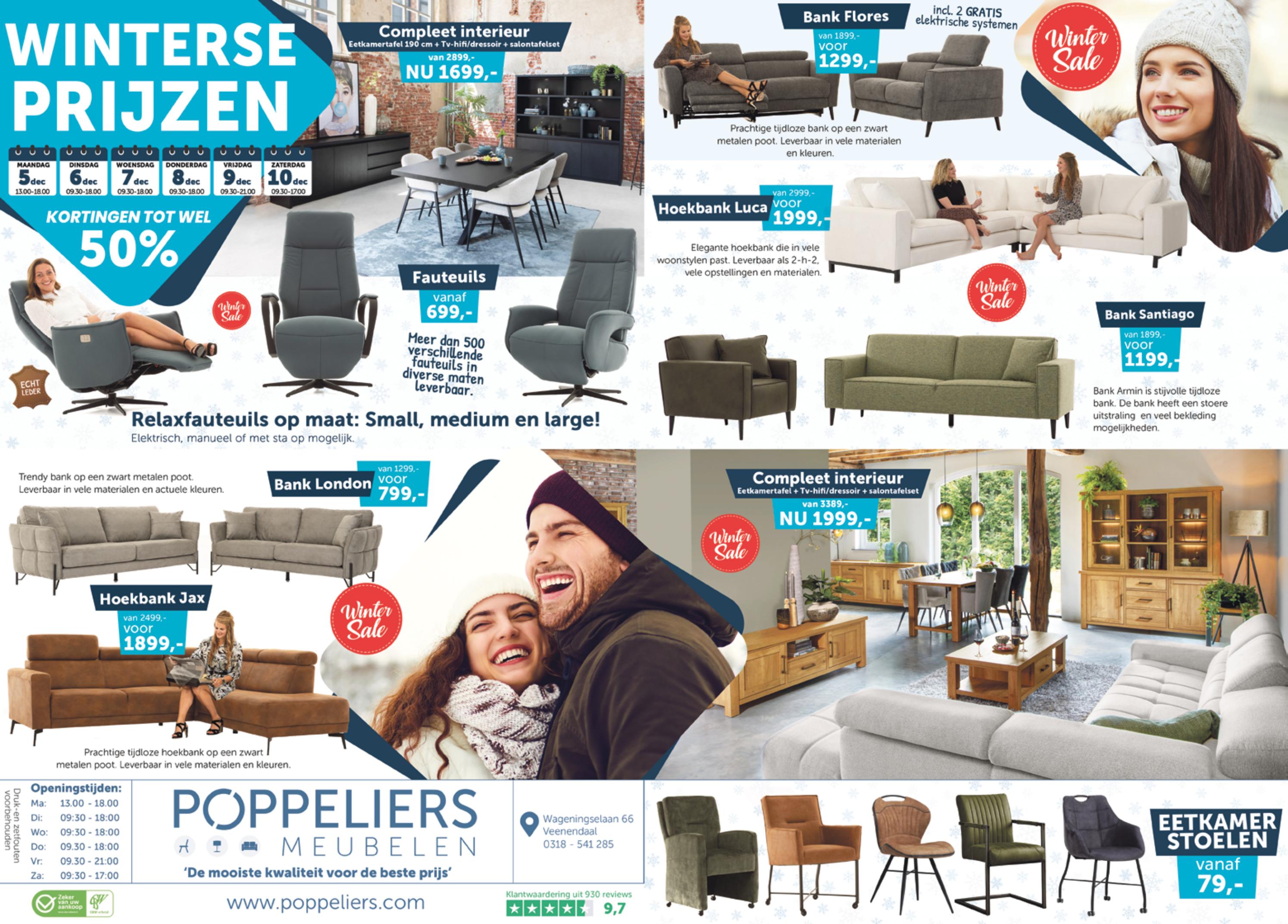 Folder of advertentie Poppeliers Meubelen week 49 by Media Solutions B ...