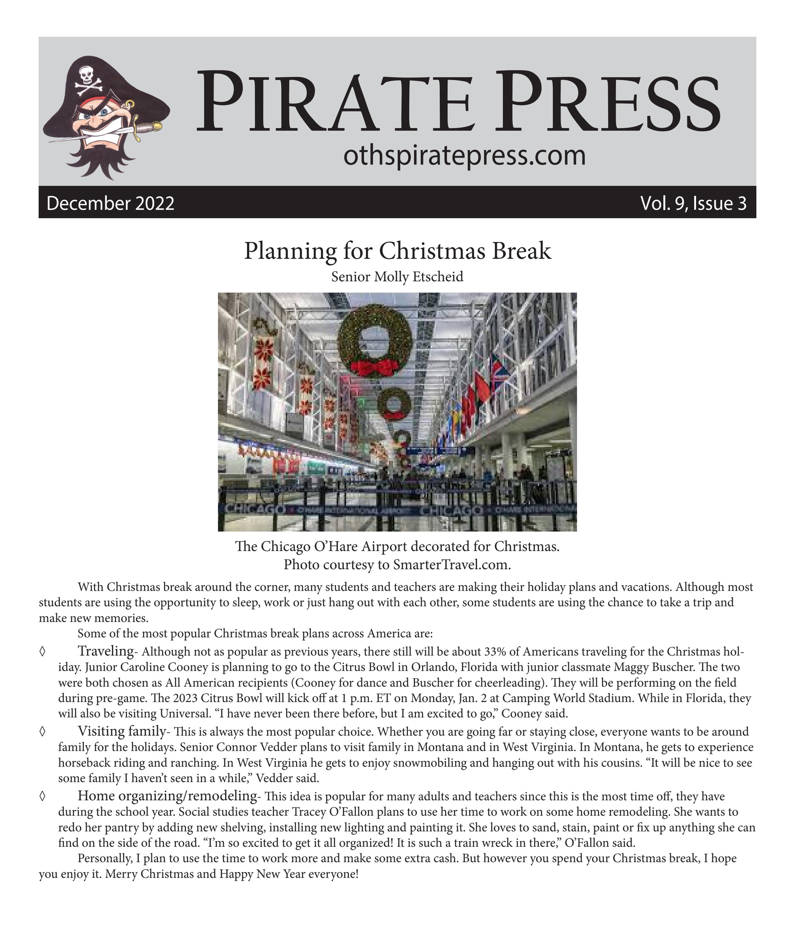 Pirate Press_December 2022 (Vol.9, Issue 3) by Shaw Media - Issuu