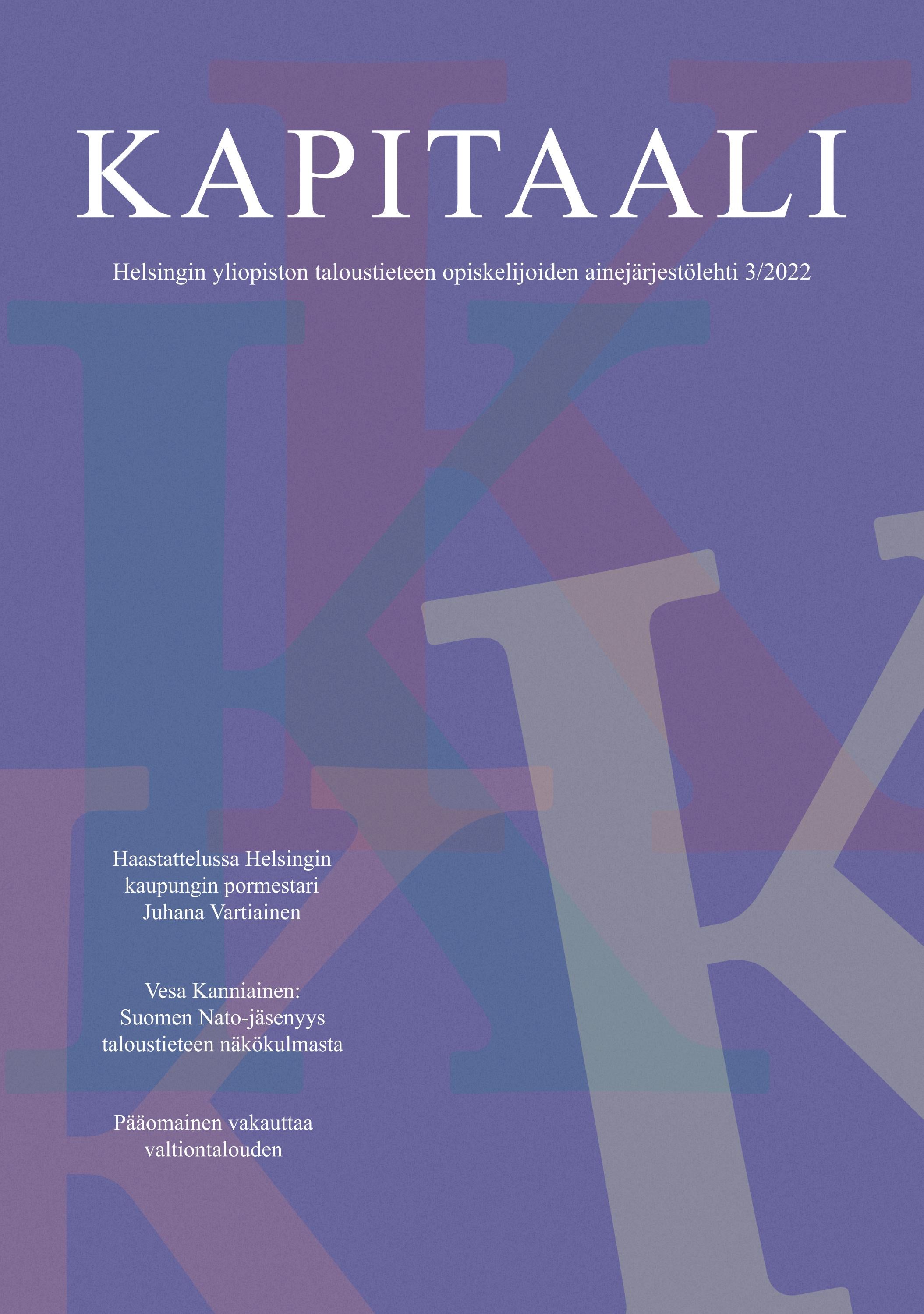 Kapitaali 3/2022 by Kapitaali - Issuu