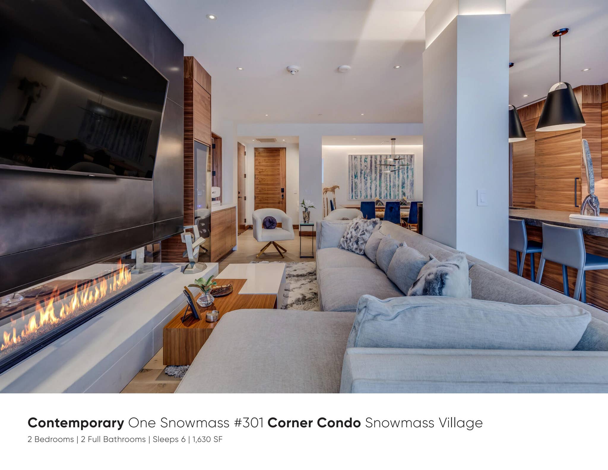 Contemporary One Snowmass Corner Condo | 45 Wood Road, Snowmass Village ...