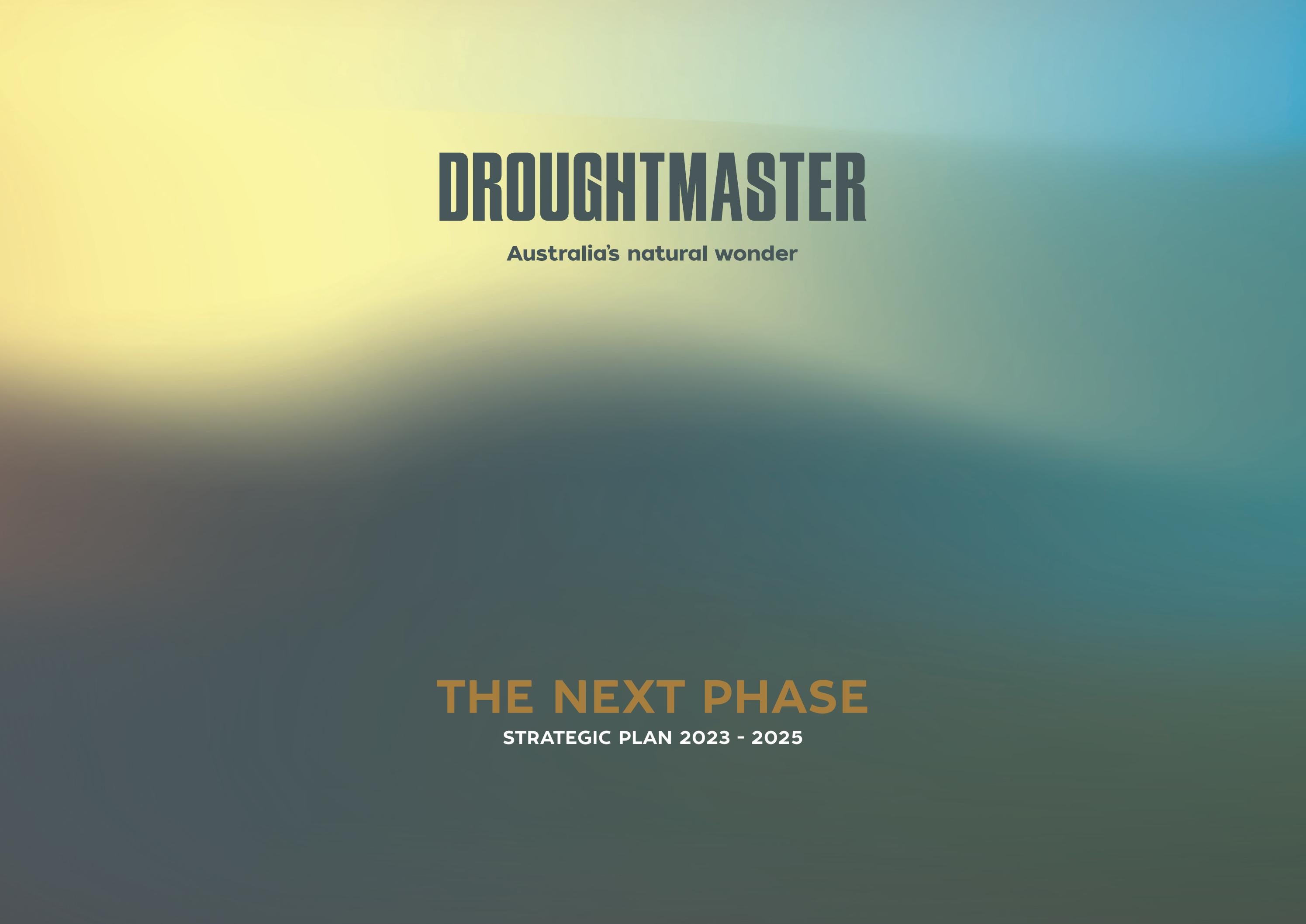 Droughtmaster: Strategic Plan 2023 - 2025 by Droughtmaster Australia ...