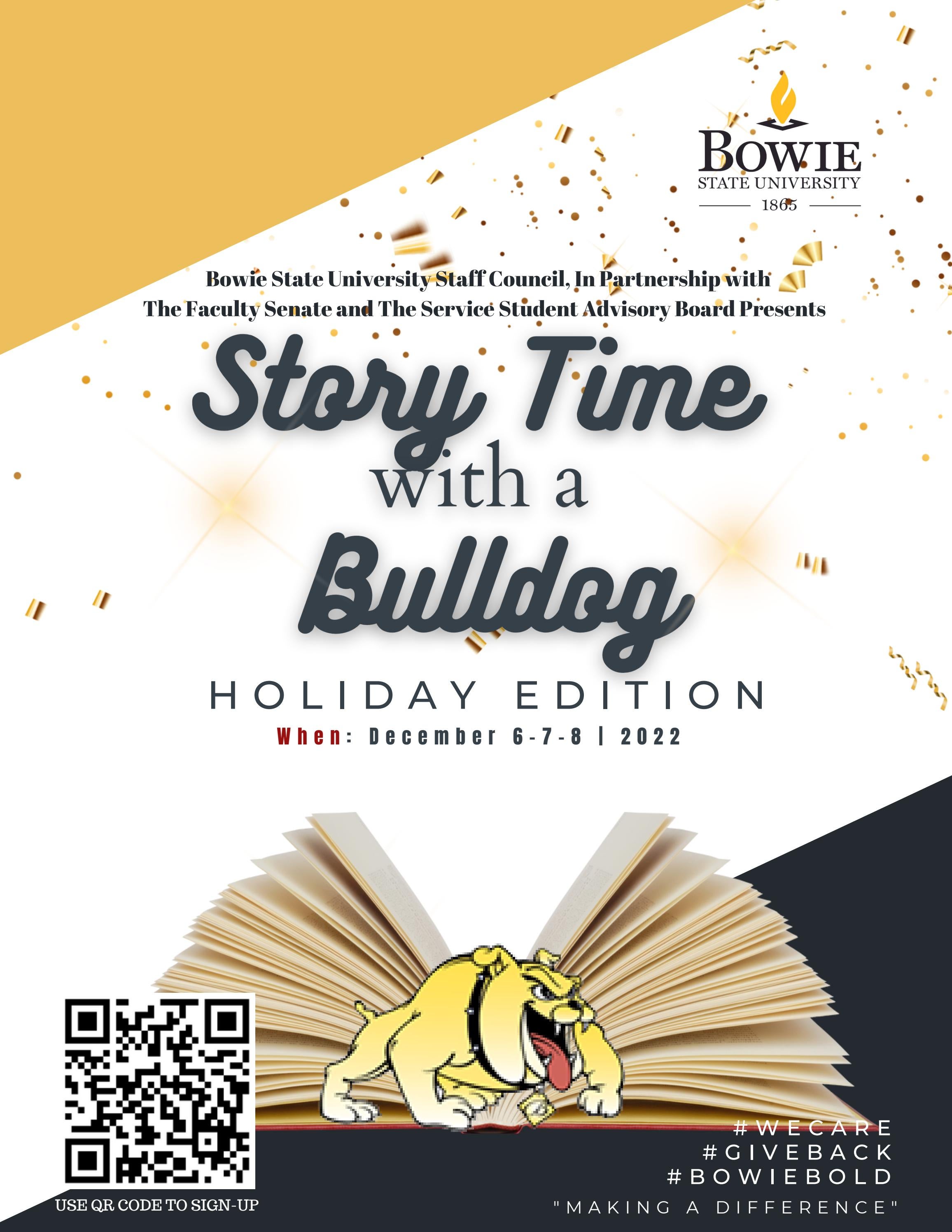 BSU Story Time with a Bulldog 2022 - Holiday Edition by THE PLANNER - Issuu