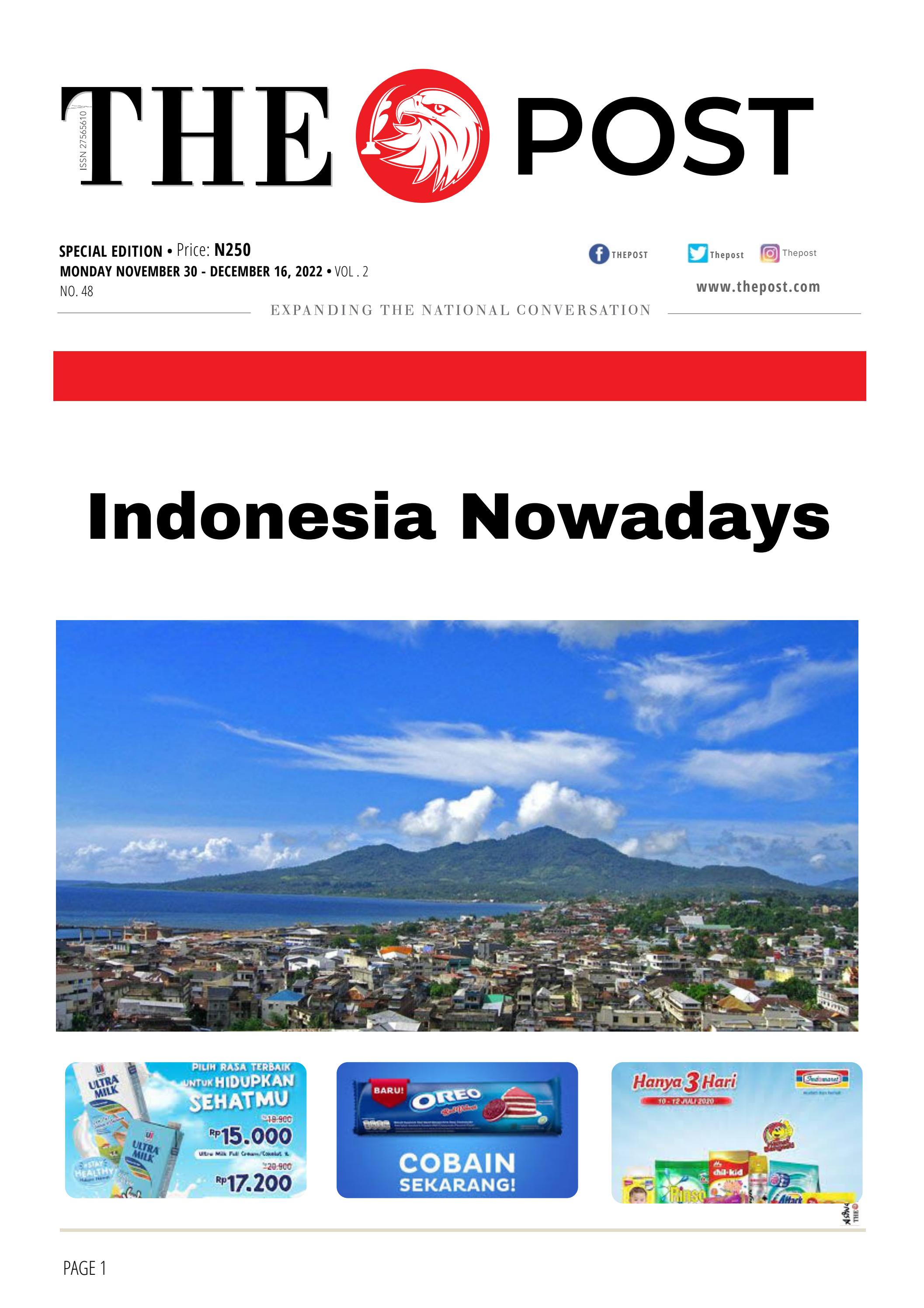 The Post - Indonesia Nowadays Newspaper by Gabriela Rarun - Issuu