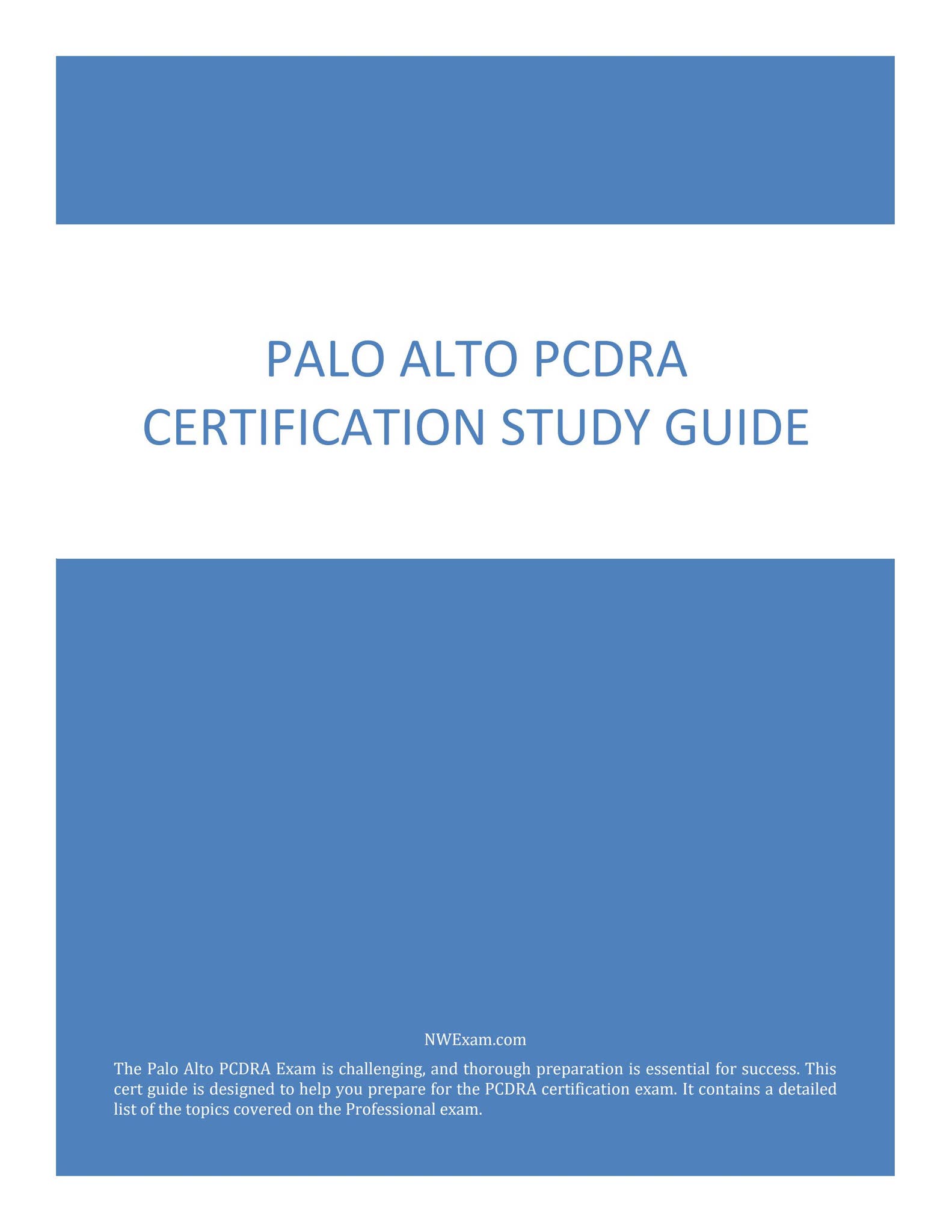 Palo Alto PCDRA Certification Study Guide PDF by Ruchi Patel - Issuu