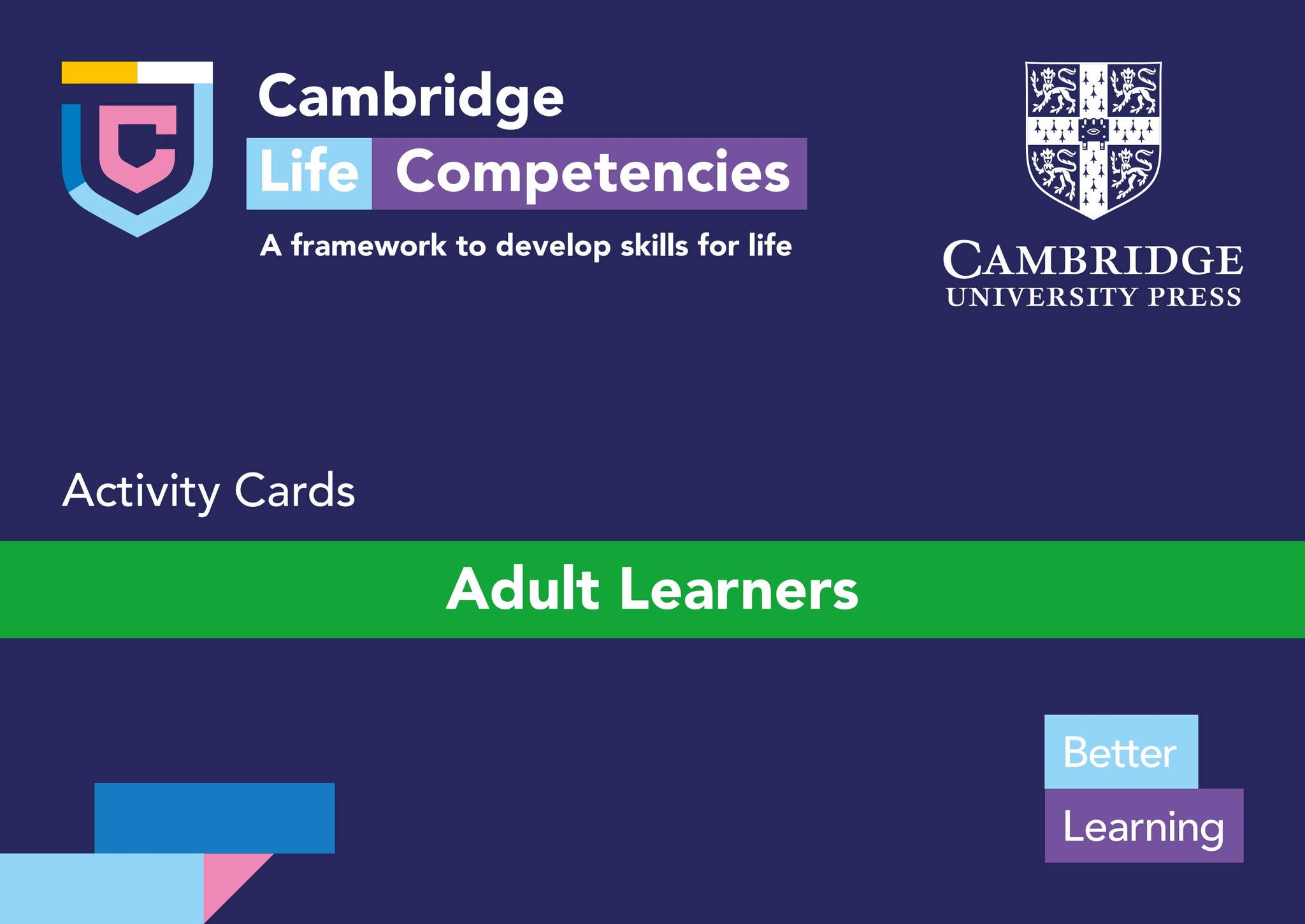 Cambridge Life Competencies Adult Learners activity cards by Cambridge ...