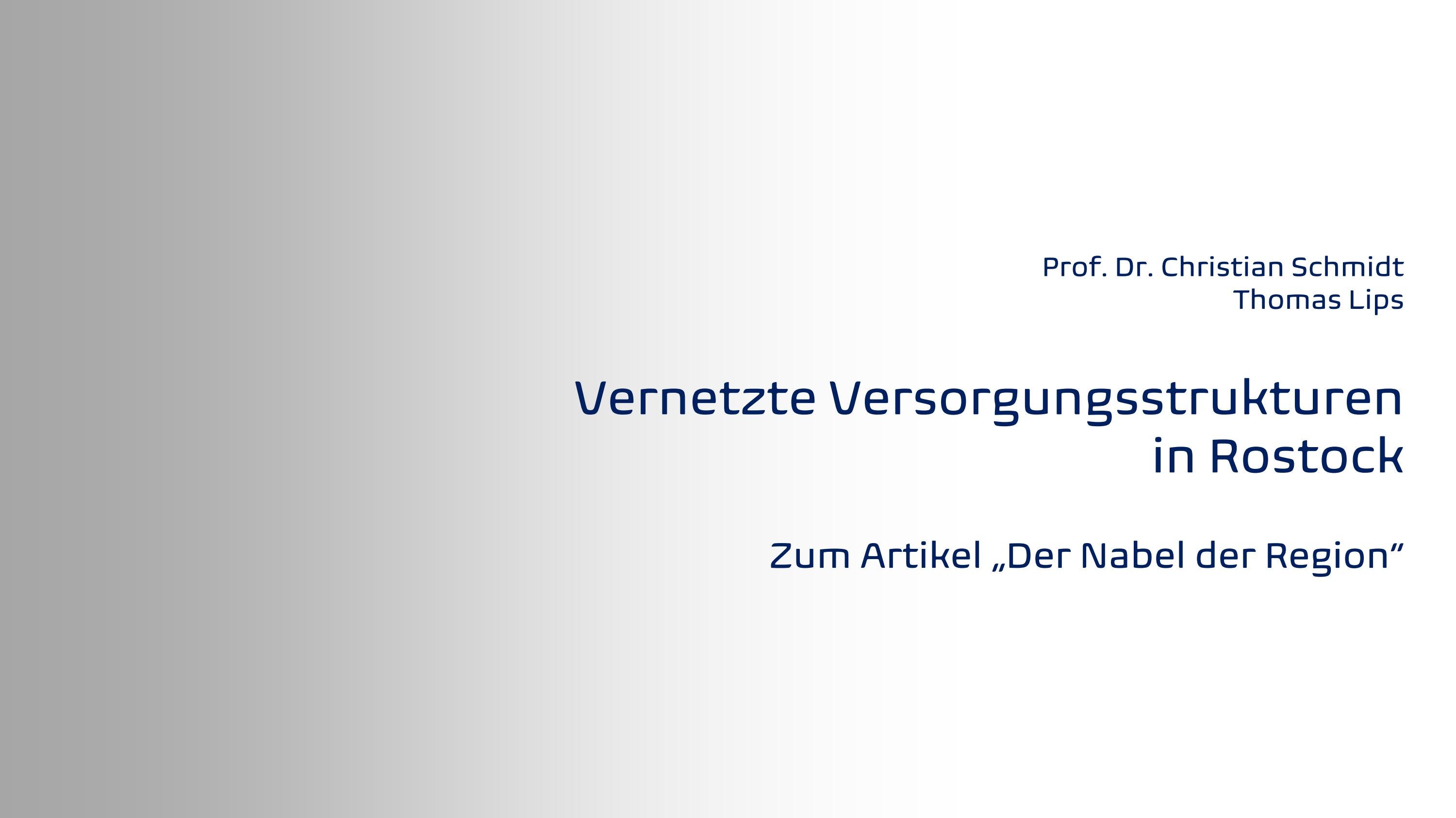 Der Nabel der Region (Christian Schmidt, Thomas Lips) by Prof. Dr ...