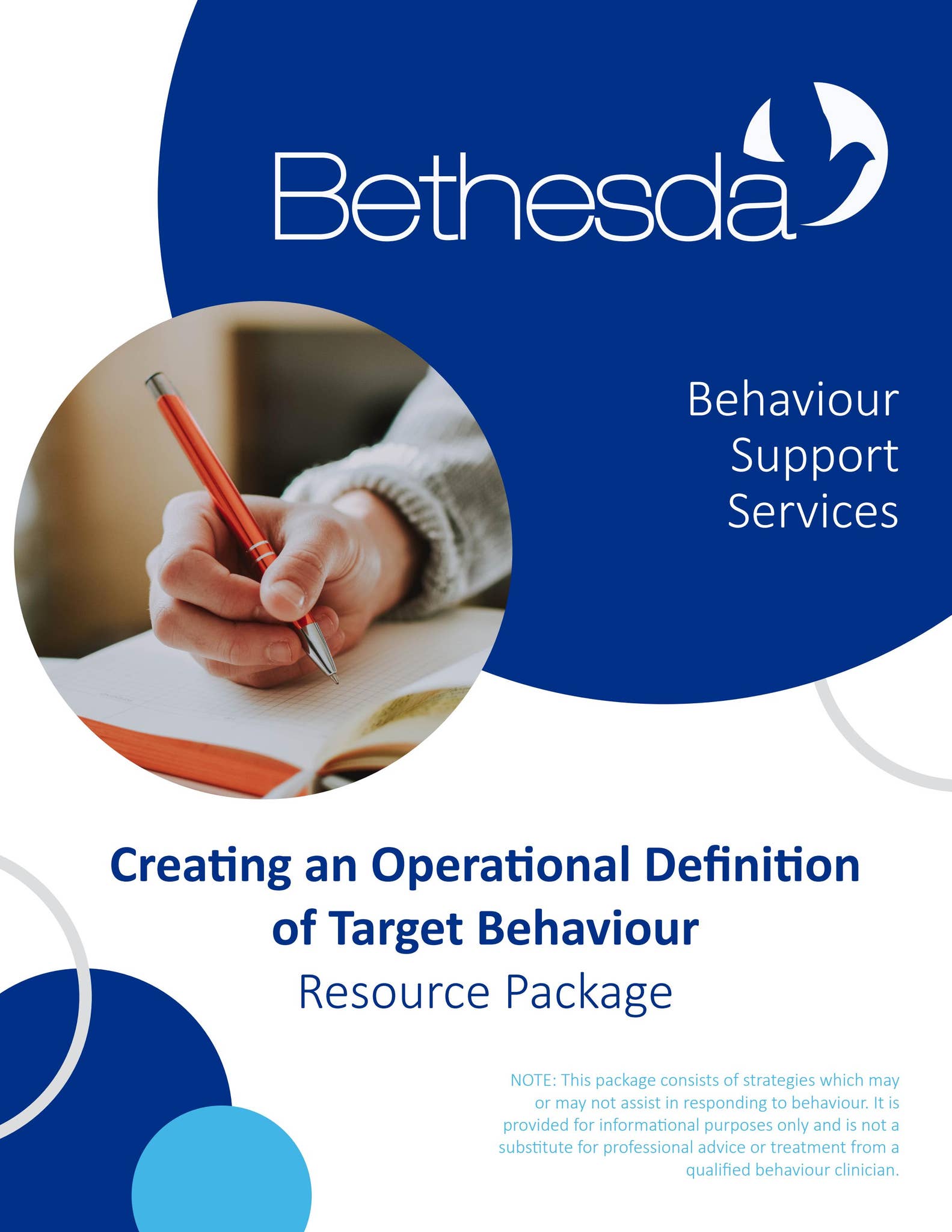 Bethesda - Creating an Operational Definition of Target Behaviour ...