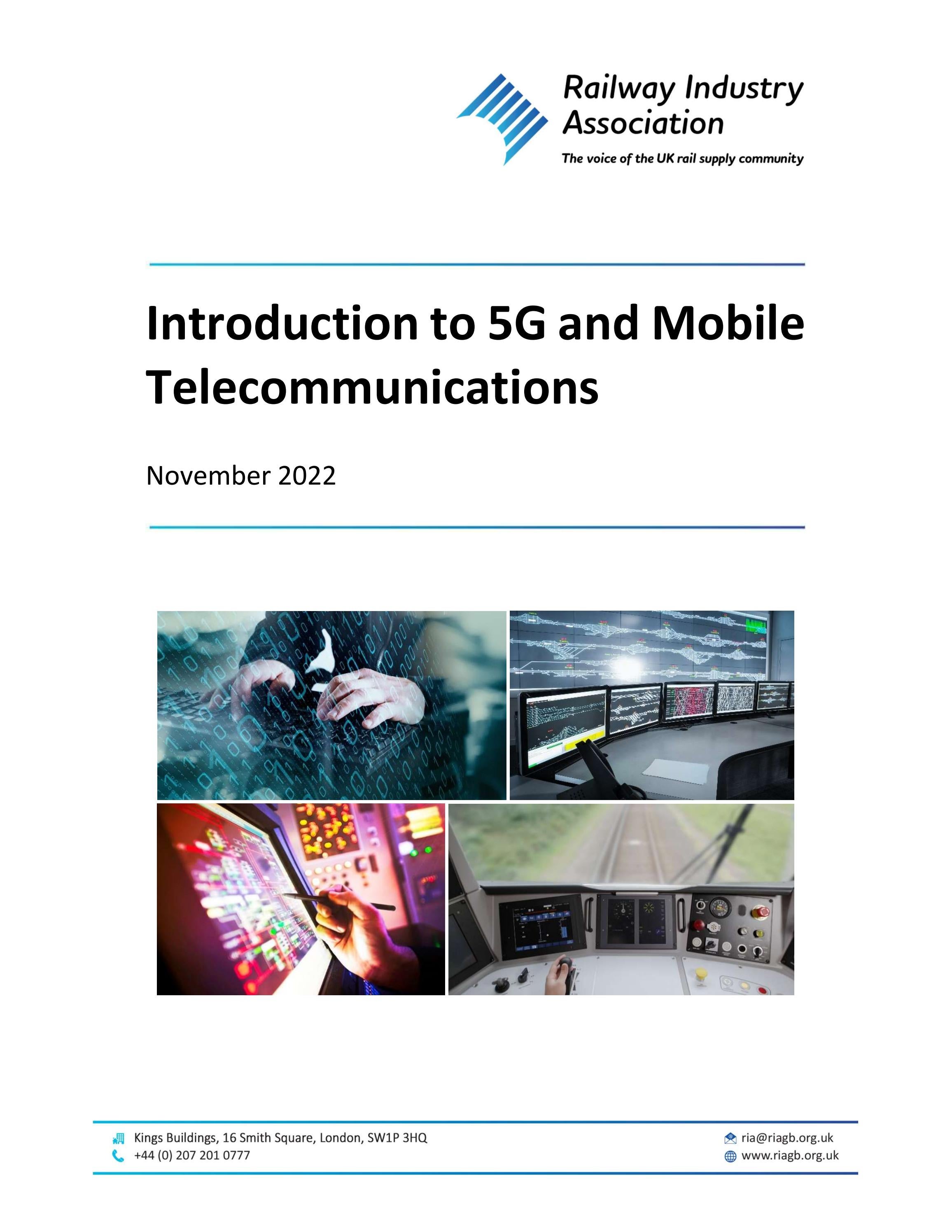 Introduction to 5G and Mobile Telecommunications by Railway Industry ...