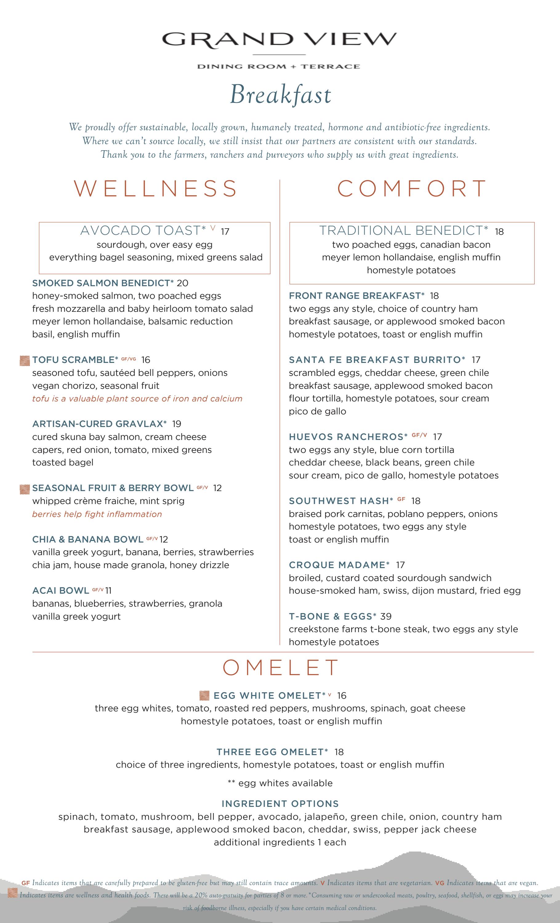 Grand View Breakfast Menu September 2022 by ...