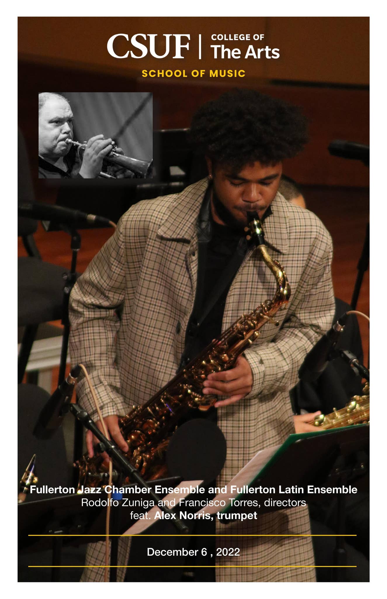 "Fullerton Jazz Chamber Ensemble & Fullerton Latin Ensemble" program by ...