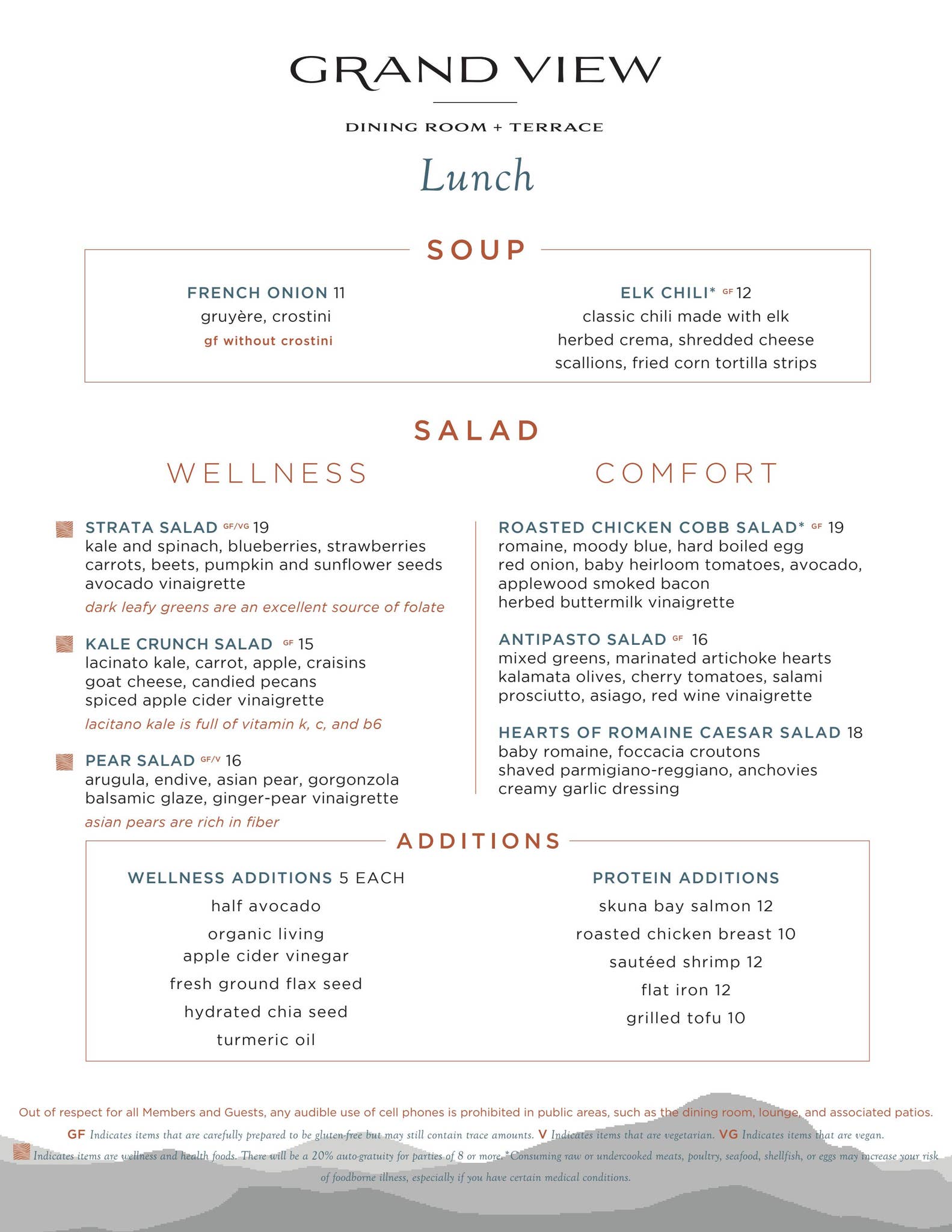 Grand View Lunch Menu December 2022 by gardenofthegodsresortandclub - Issuu