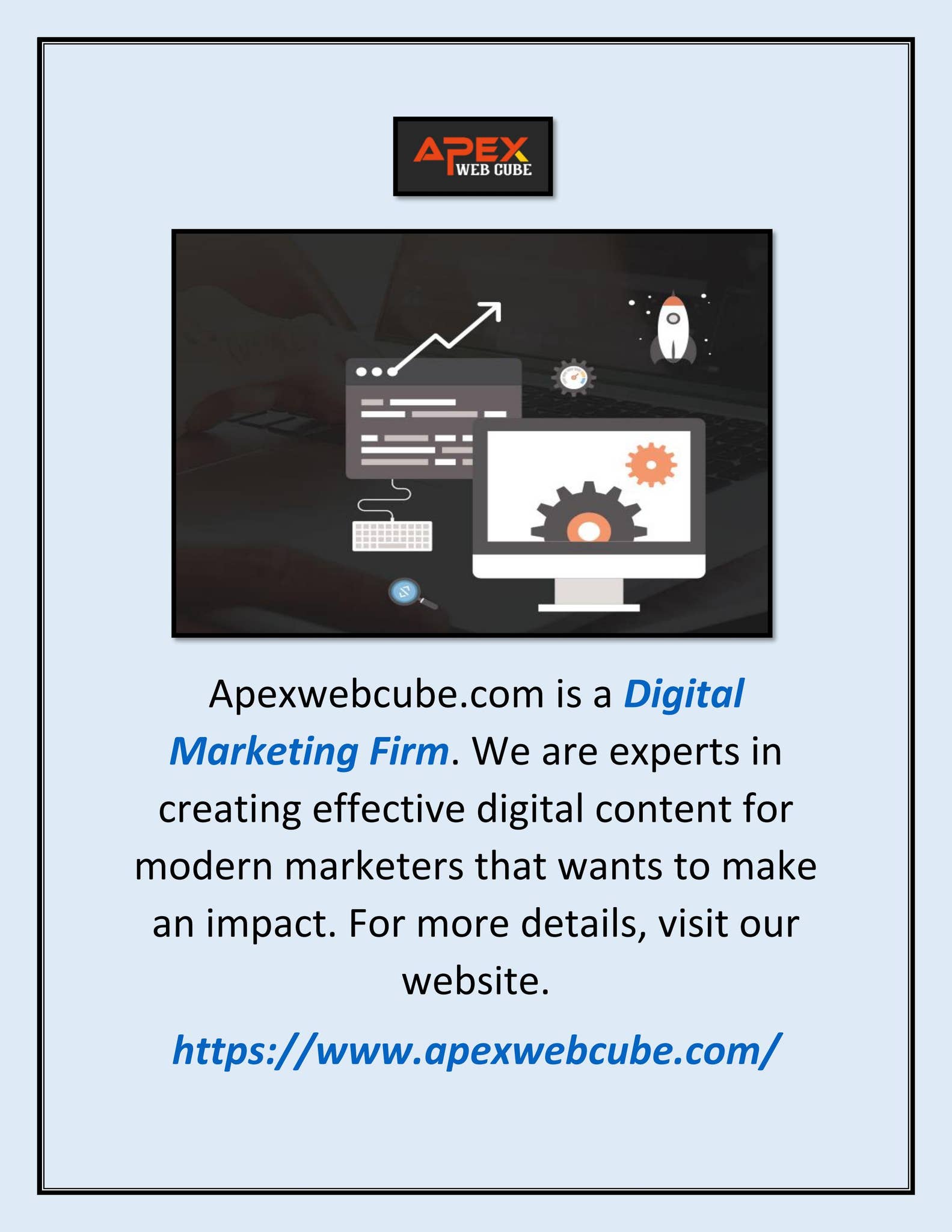 Digital Marketing Firm | Apexwebcube.com by Apex Web Cube - Issuu