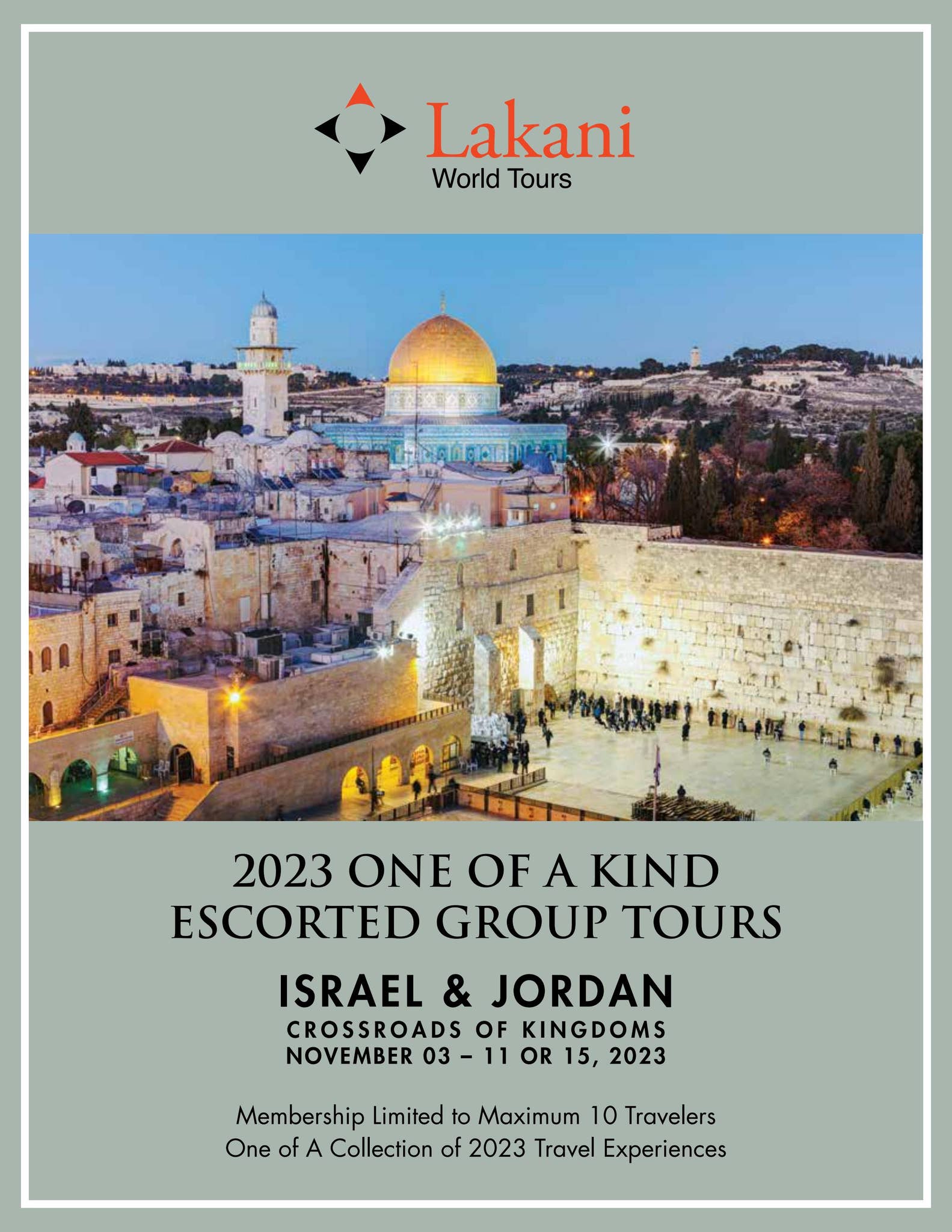 Israel & Jordan Small Group Tour 2023 by Lakani World Tours - Issuu