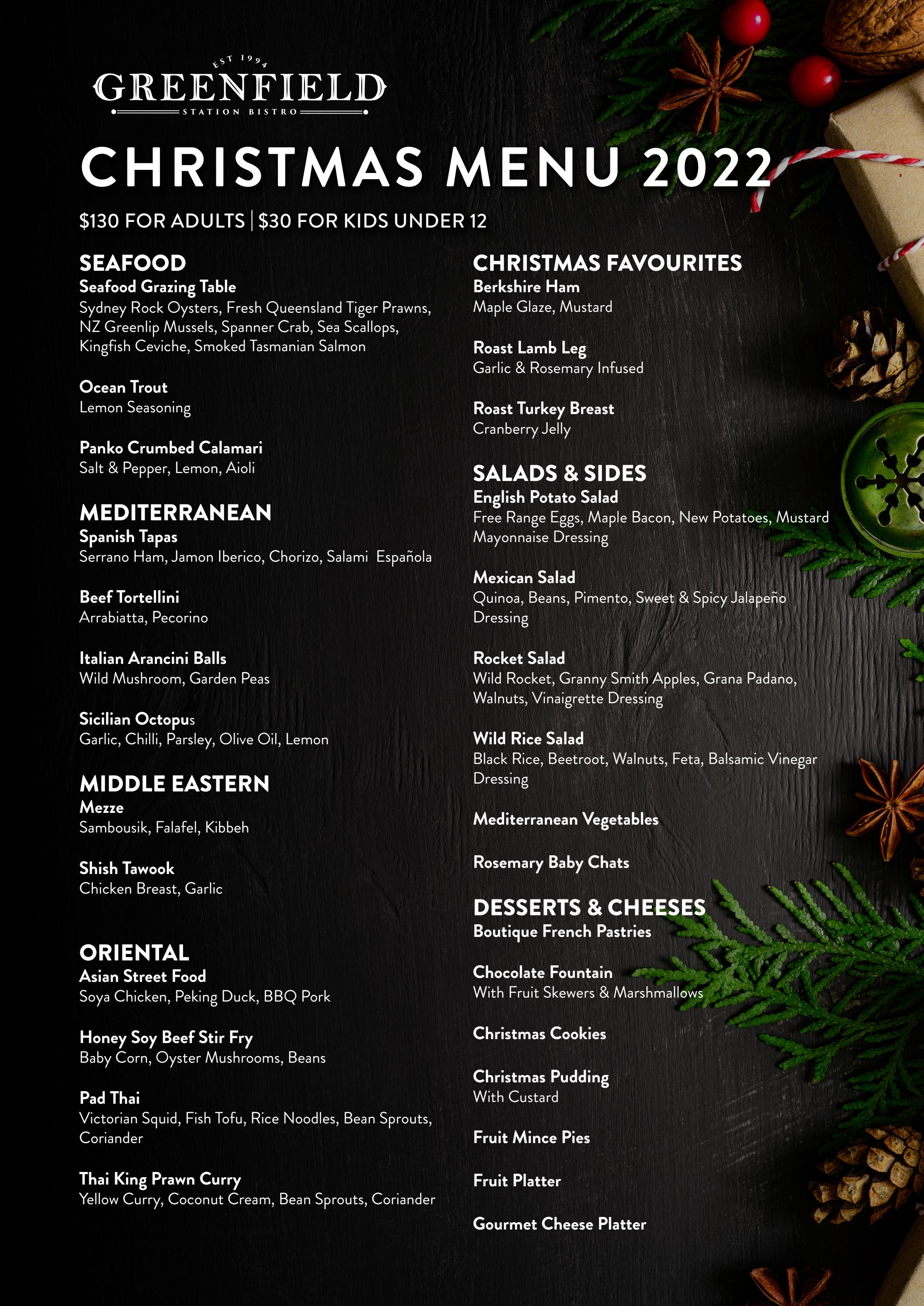 GREENFIELD CHRISTMAS LUNCH by Bankstown Sports Club - Issuu