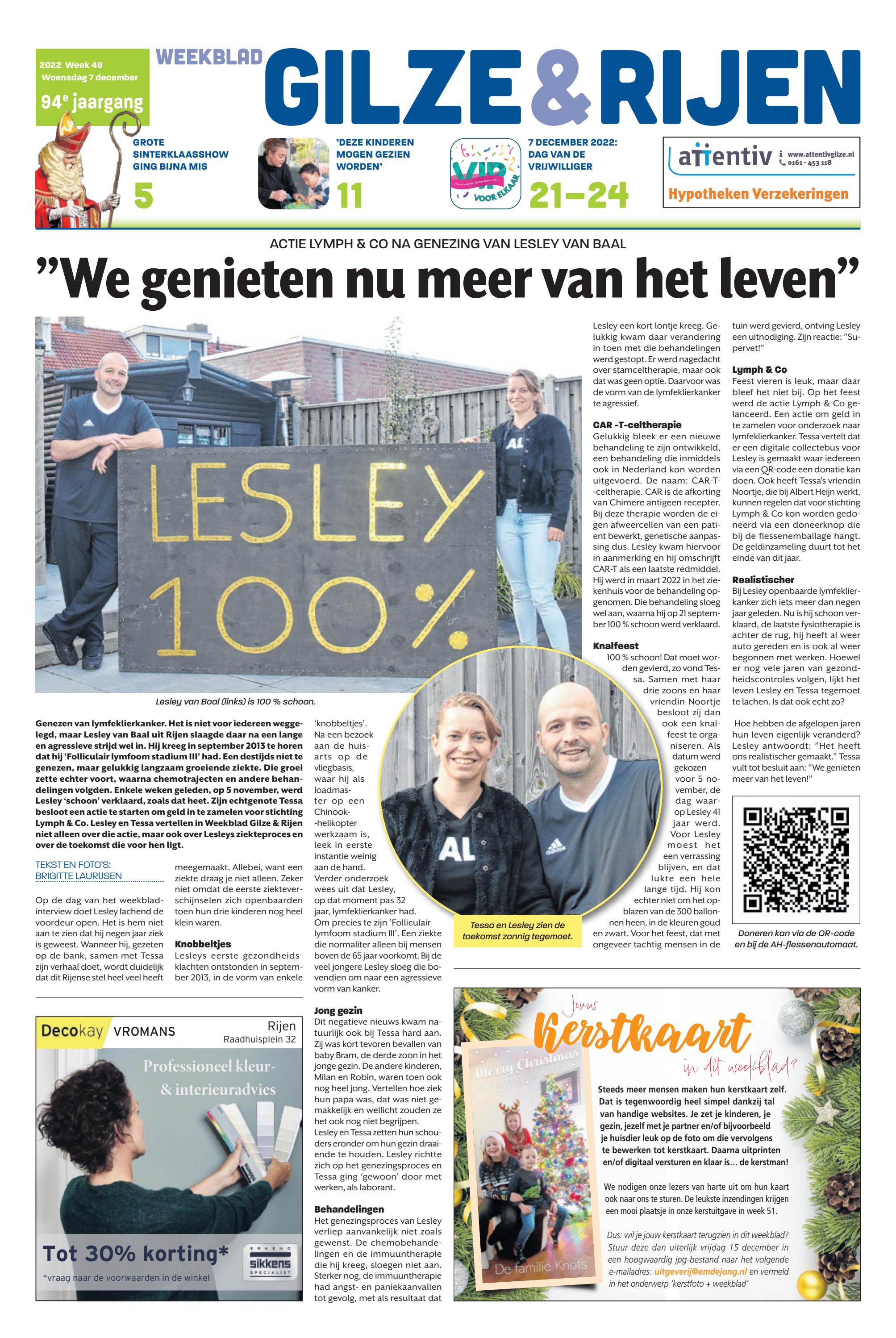 Weekblad Gilze en Rijen 07-12-2022 by Uitgeverij Em de Jong - Issuu