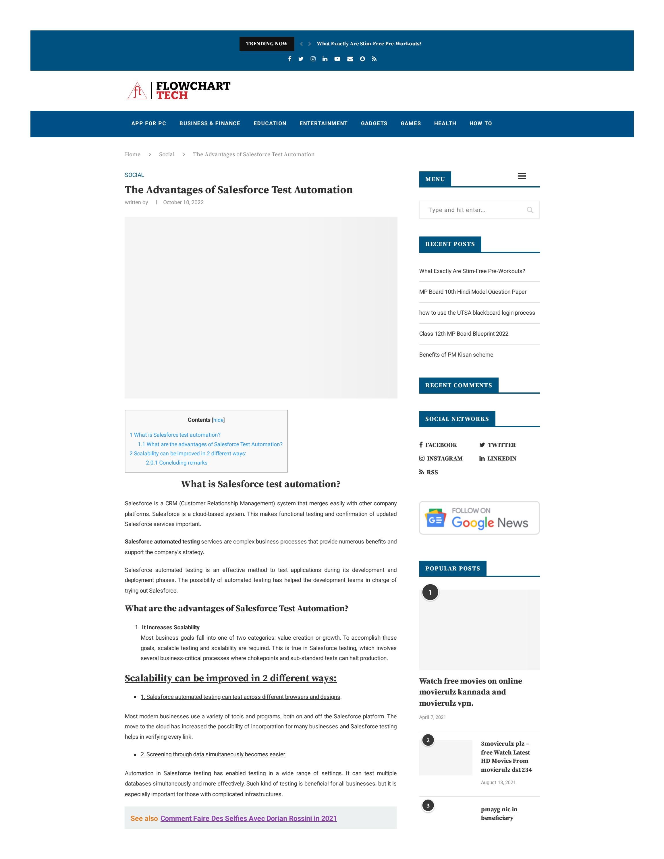 The advantages of Salesforce Test Automation by Opkey - Issuu