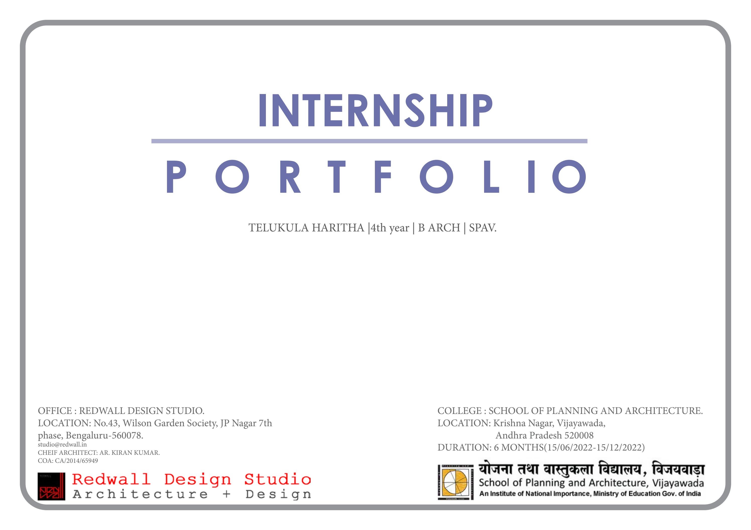 HARITHA_Internship Portfolio. by haritha arushi - Issuu