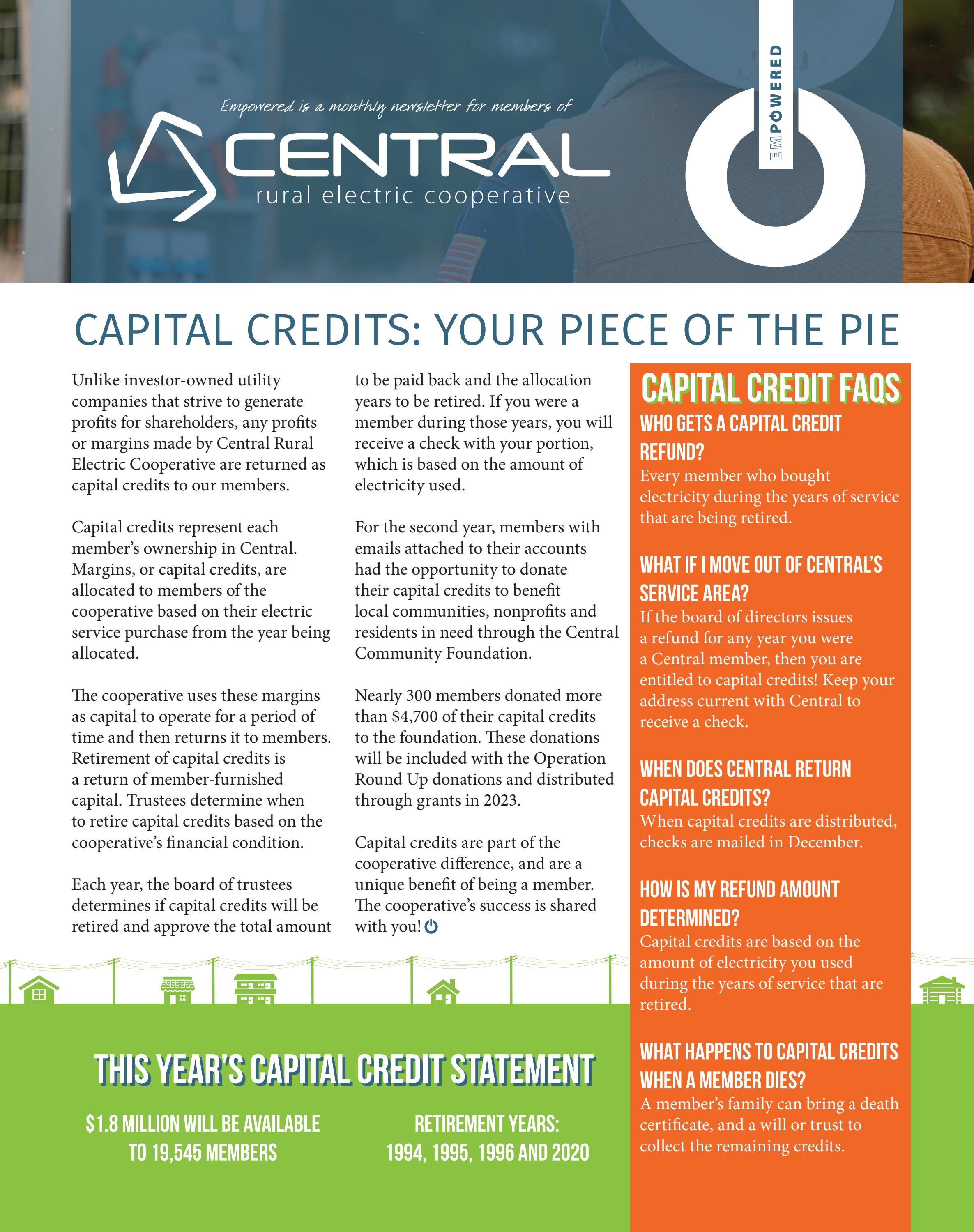 December Empowered Newsletter by Central Electric Cooperative - Issuu