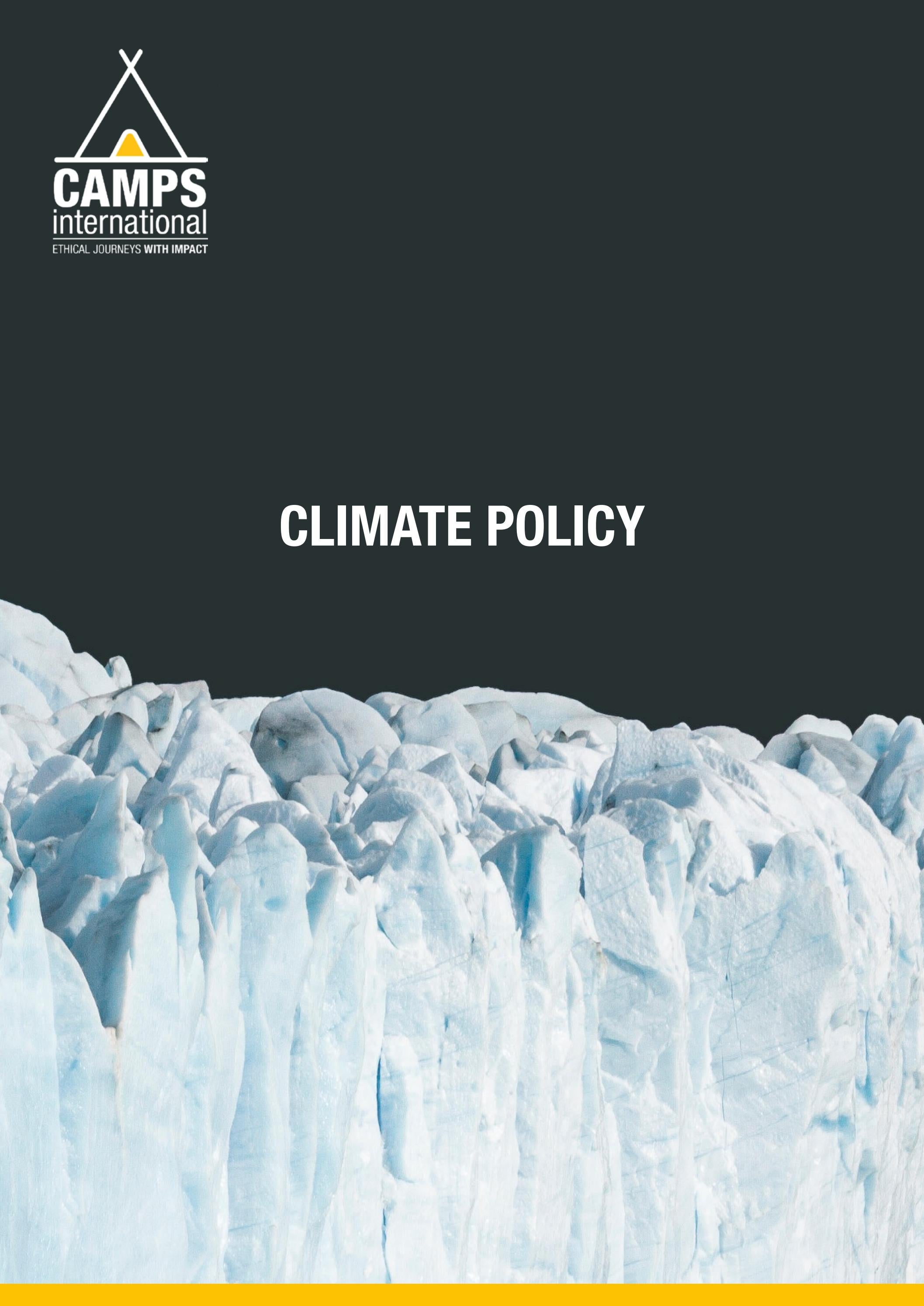 Camps International Climate Policy by Camps International - Issuu