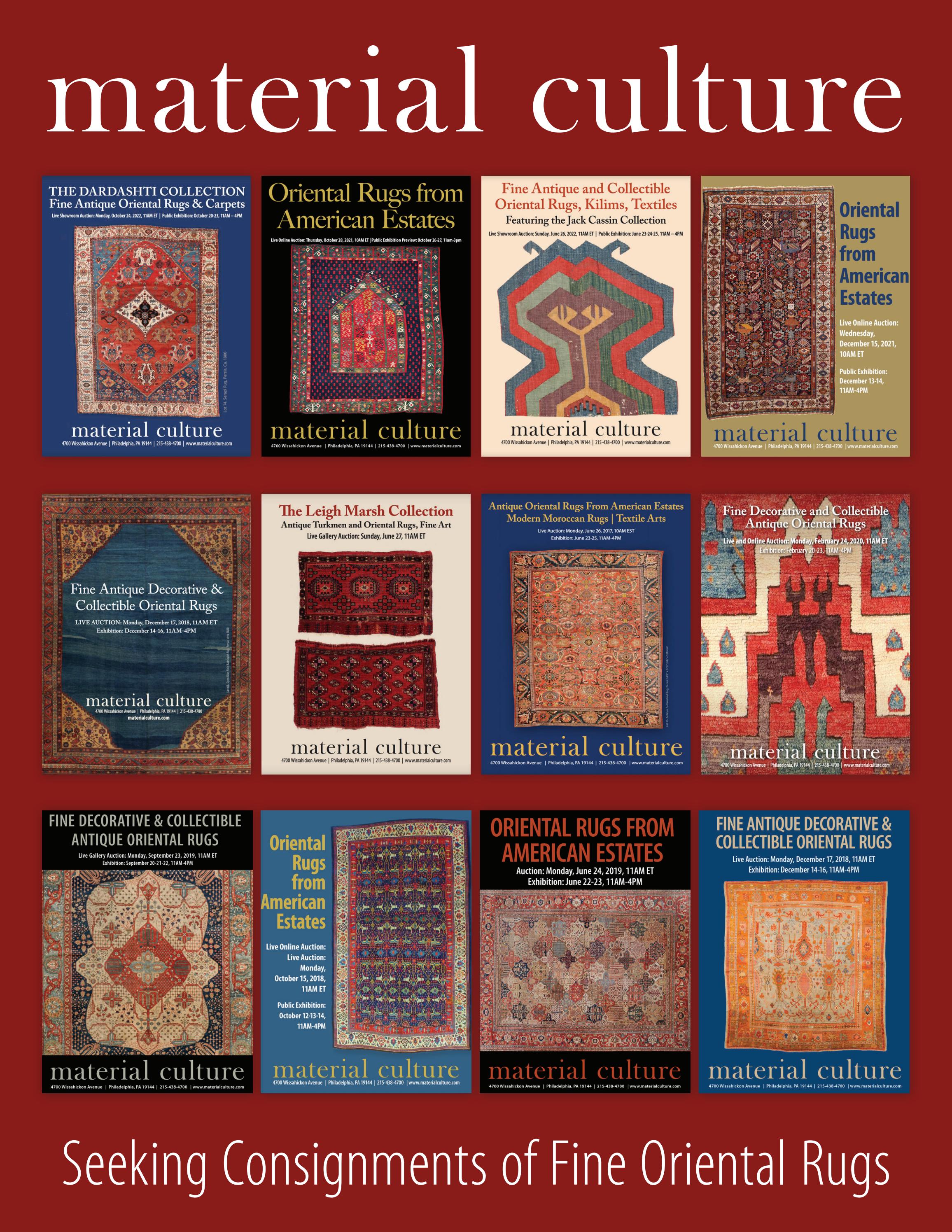 Material Culture Rug Consignment Brochure by Material Culture - Issuu