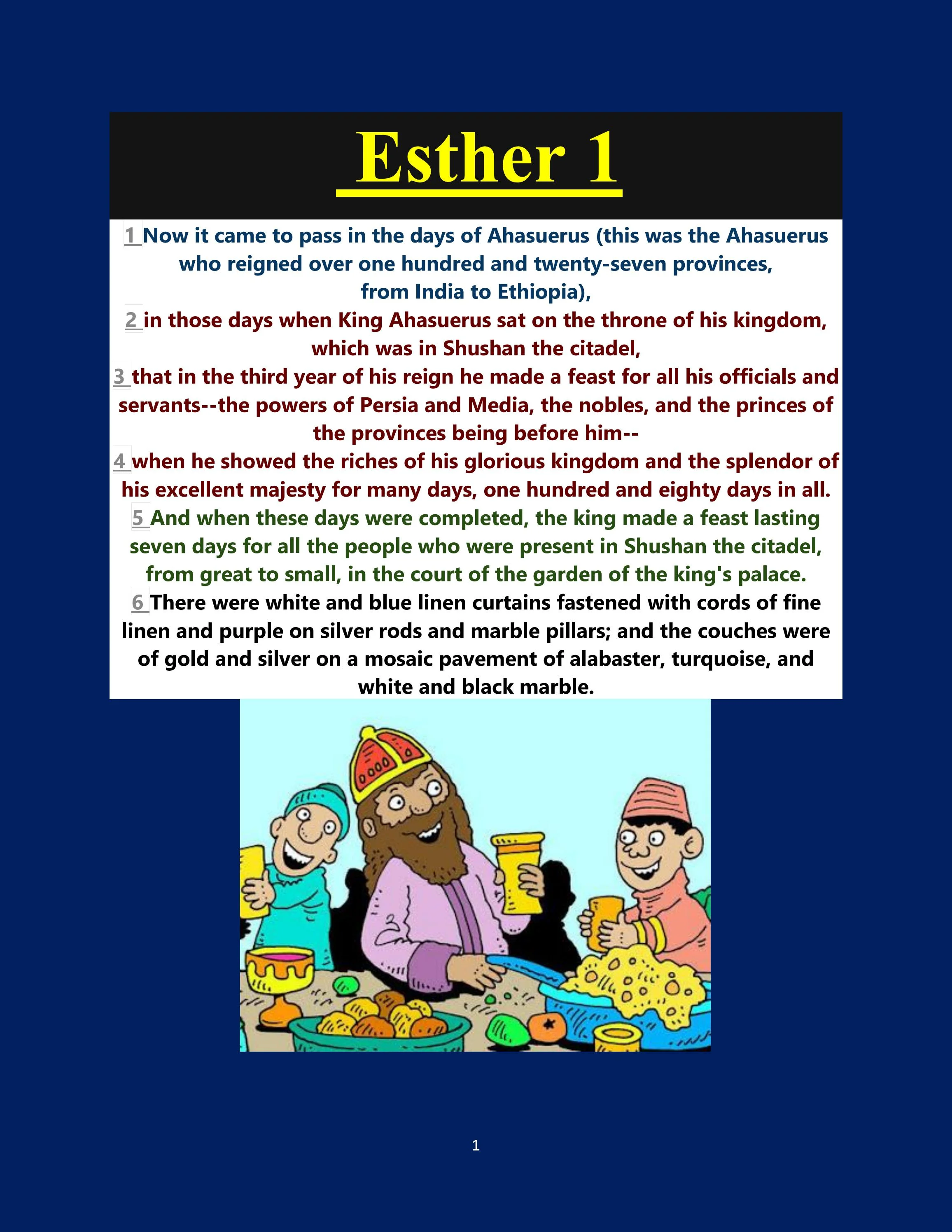 Illustrated Book of Esther, Holy Bible Word of God by john philip ...