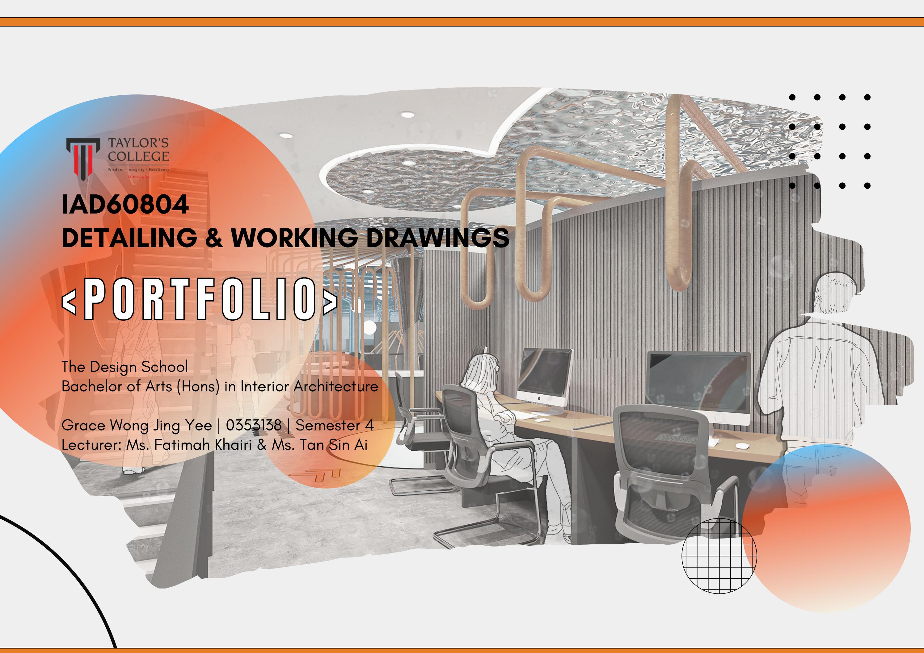 DETAILING & WORKING DRAWINGS | PORTFOLIO by Graceyy - Issuu