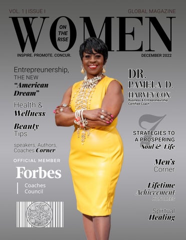 Women On The Rise Global Magazine | Dr. Pamela by WomenOnTheRise - Issuu