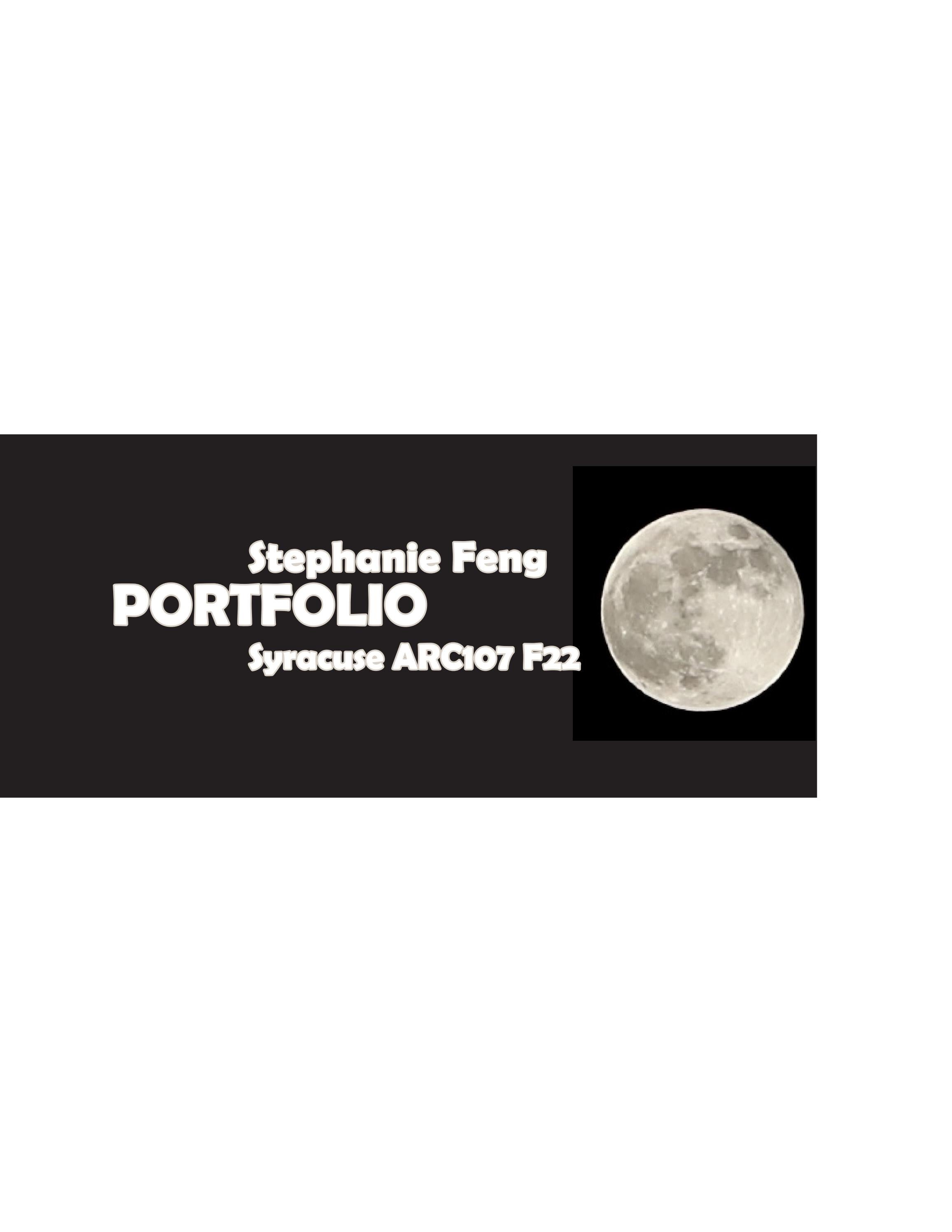 PORTFOLIO ARC 107 V1 by Stephanie Feng - Issuu