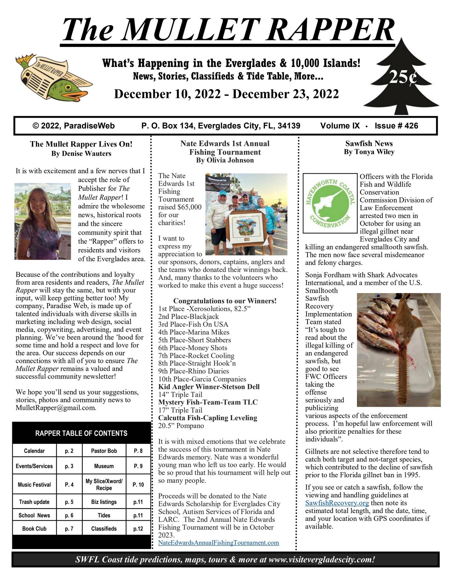 The Mullet Rapper, Dec 12,2022 Edition #426 by Paradise Web - Issuu
