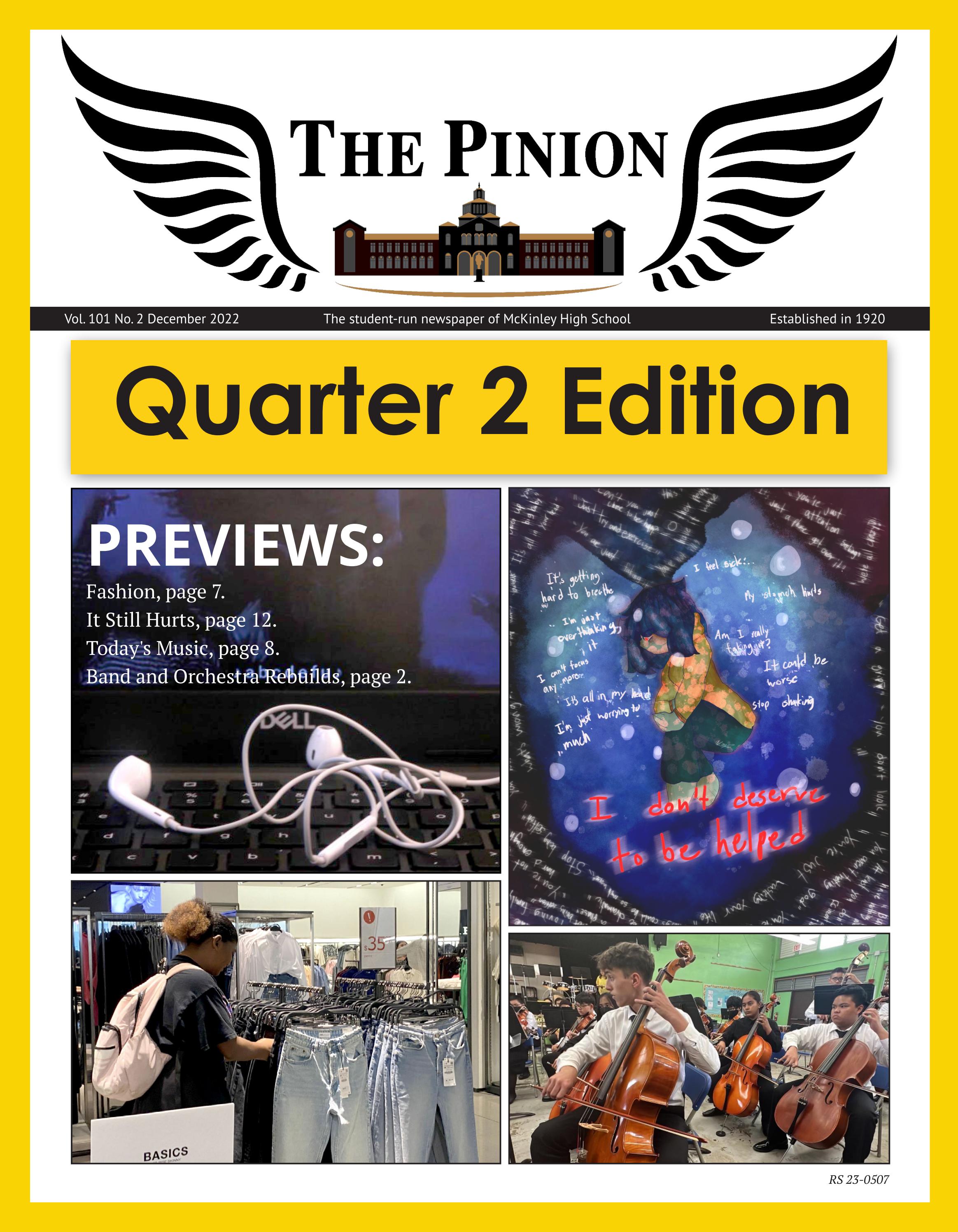 The Pinion Vol. 101 No. 2 Dec. 2022 by The Pinion - McKinley High ...