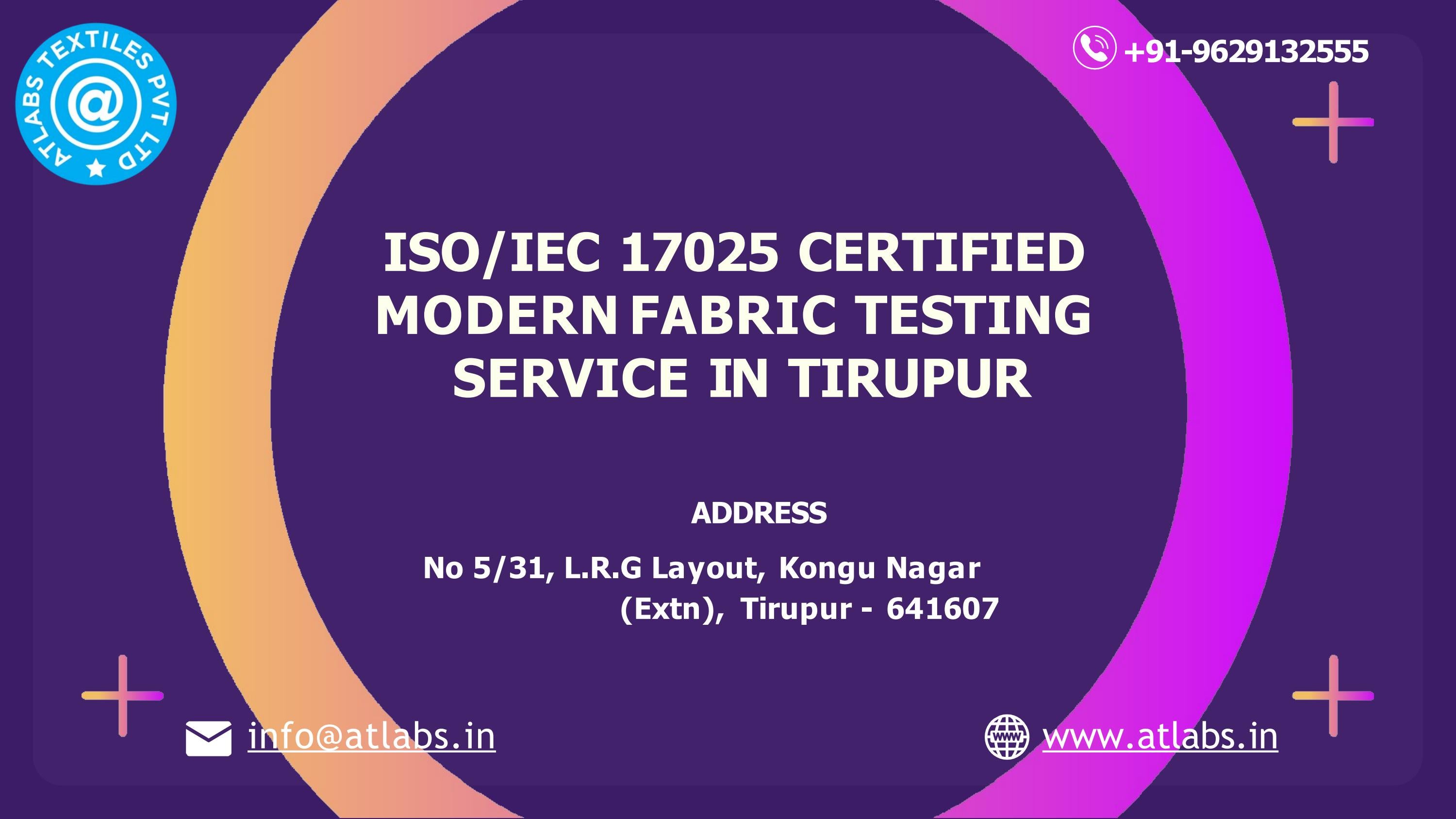 Best Textile Testing Laboratory in Tirupur by Atlabs Textile Pvt Ltd ...