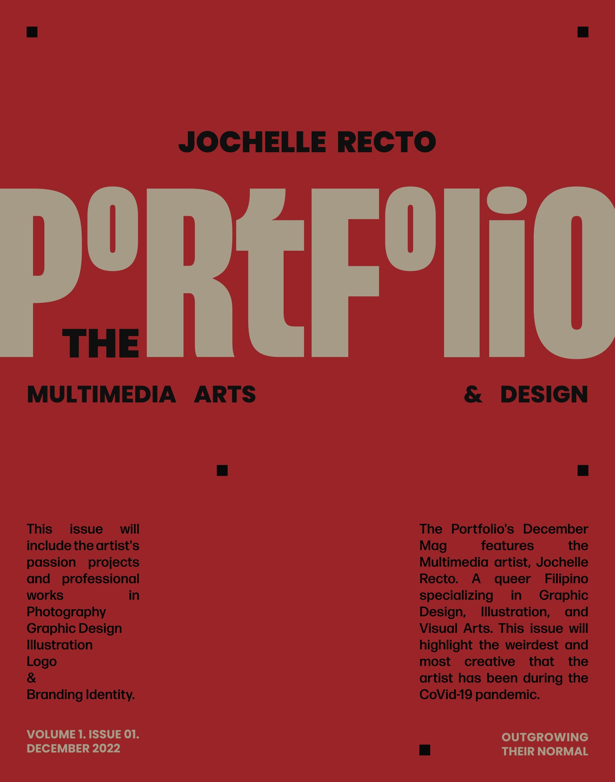 The Portfolio: Jochelle Recto by Jochelle Recto - Issuu