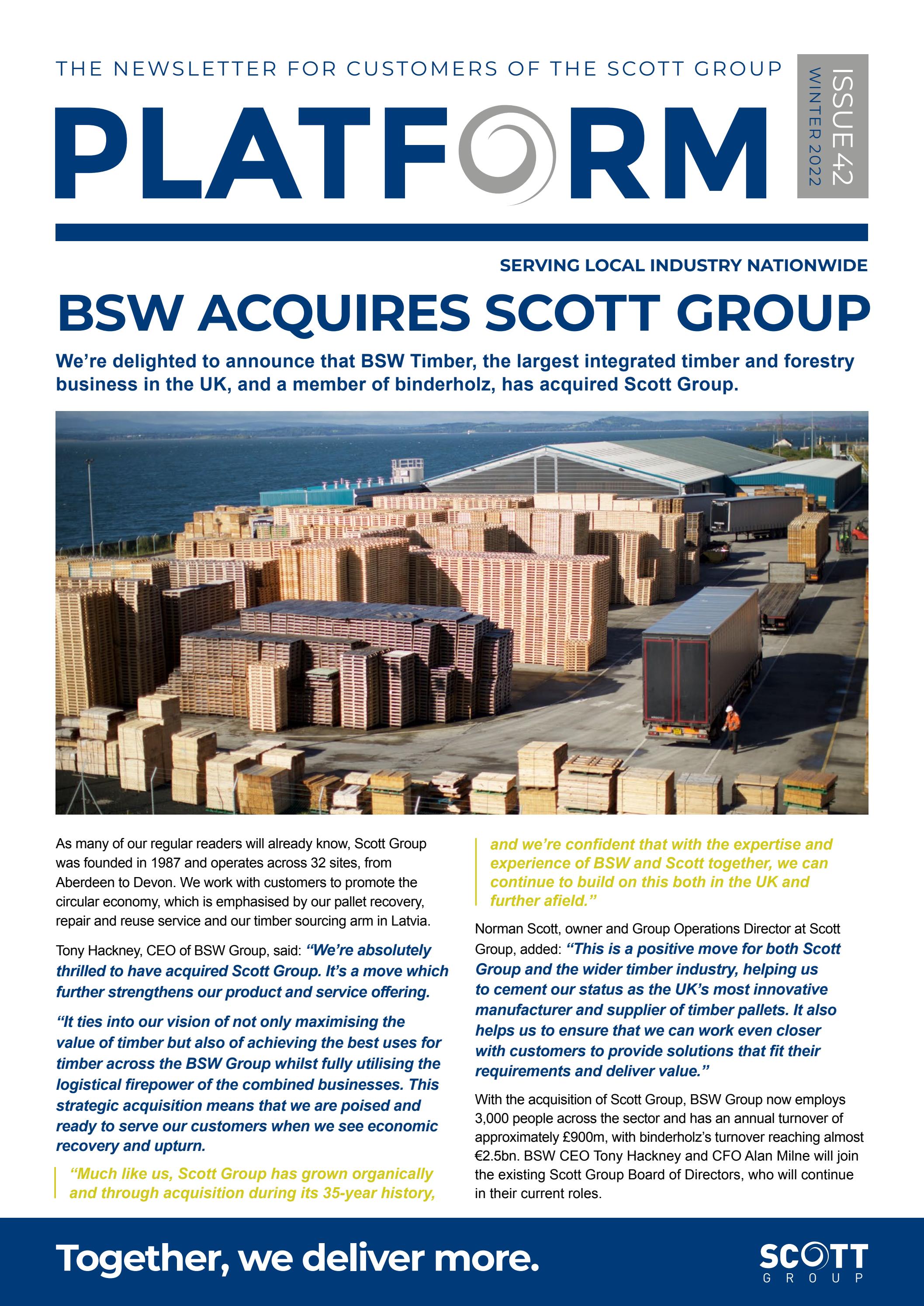 Scott Group Platform Winter 2022 by ScottPallets - Issuu