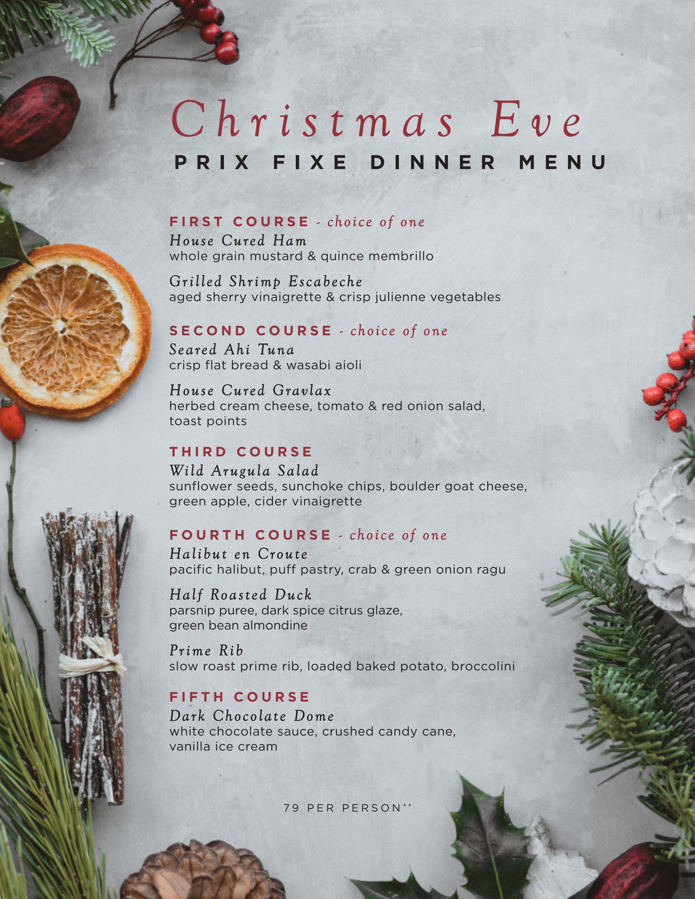 Rocks Christmas Eve Prix-Fixe Dinner by gardenofthegodsresortandclub ...