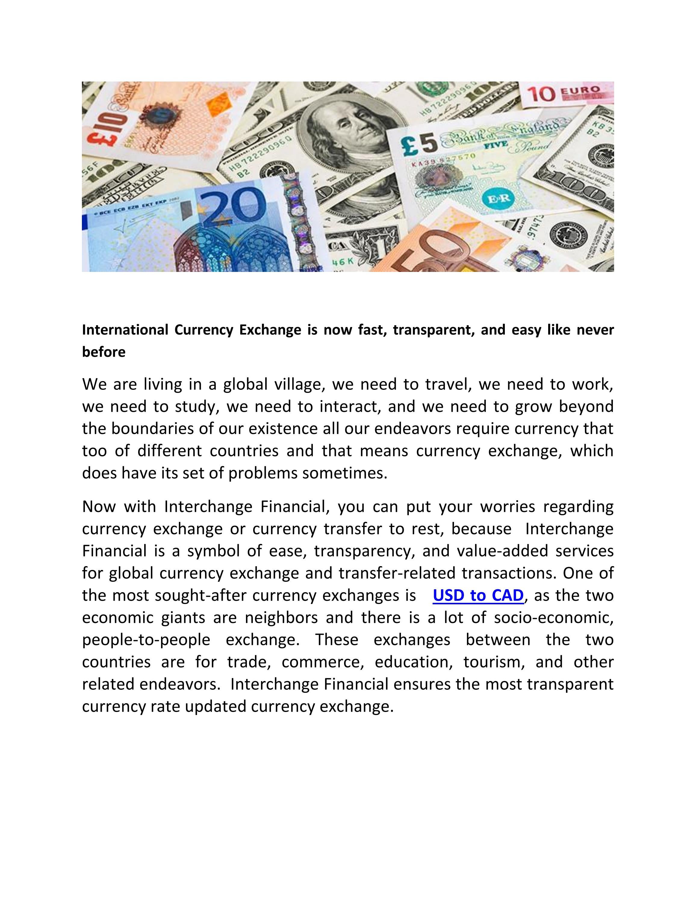 International Currency Exchange is now fast, transparent, and easy like ...