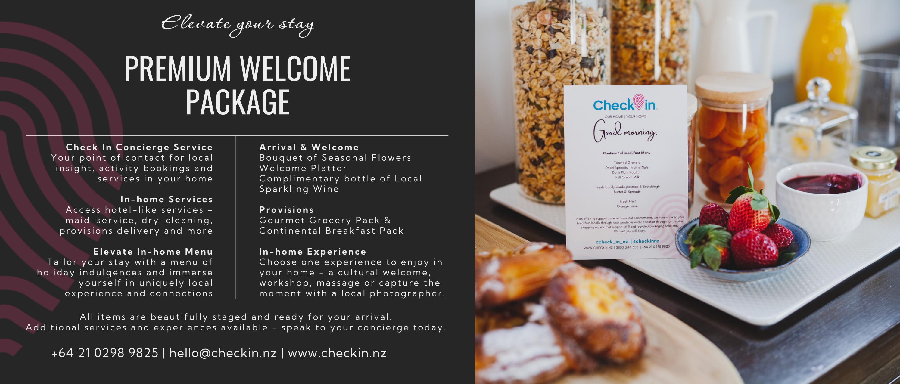 Check In Premium Welcome Package by checkinnz - Issuu