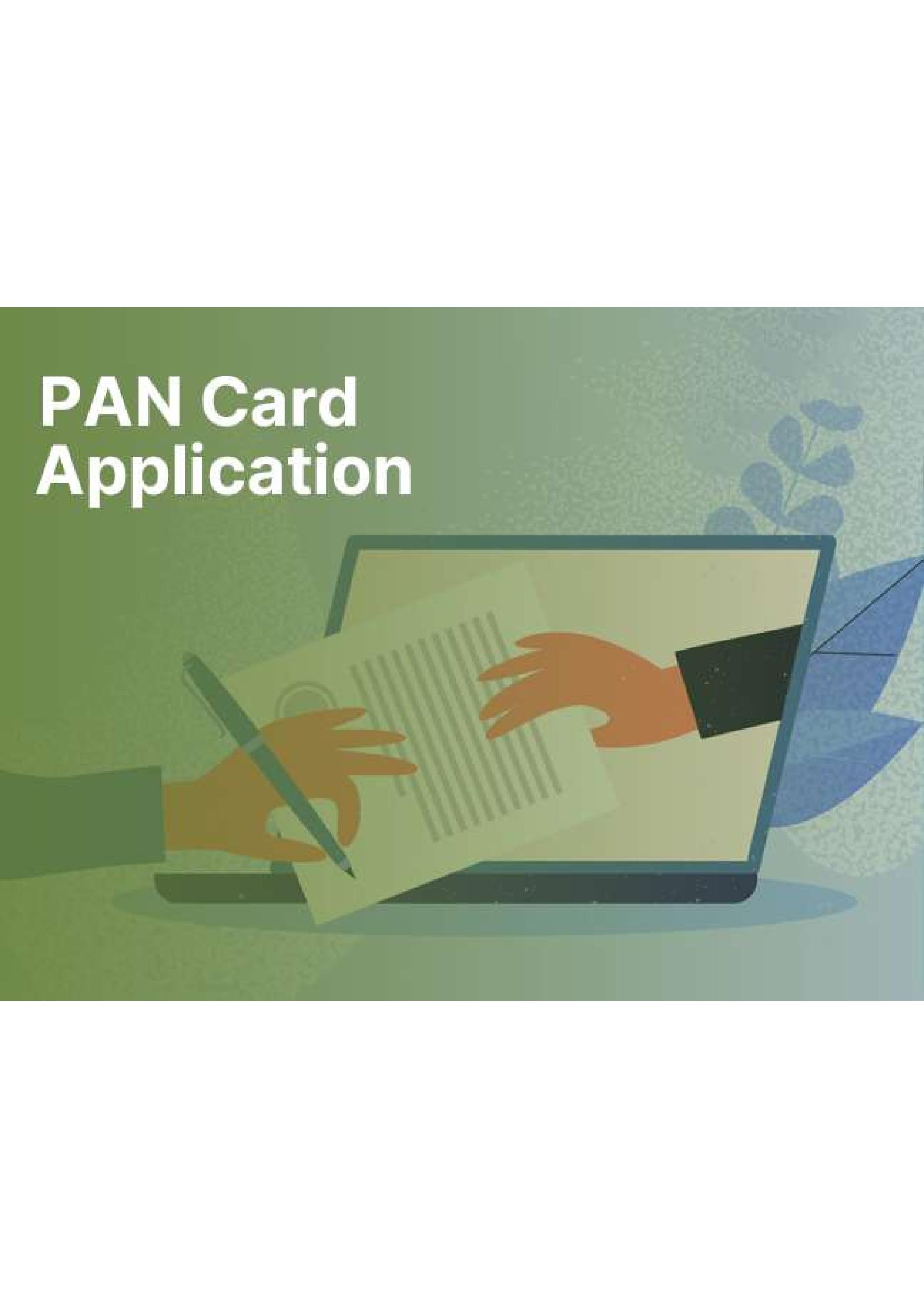 PAN Application Online | Apply For PAN Card In Gujarat - Online ...