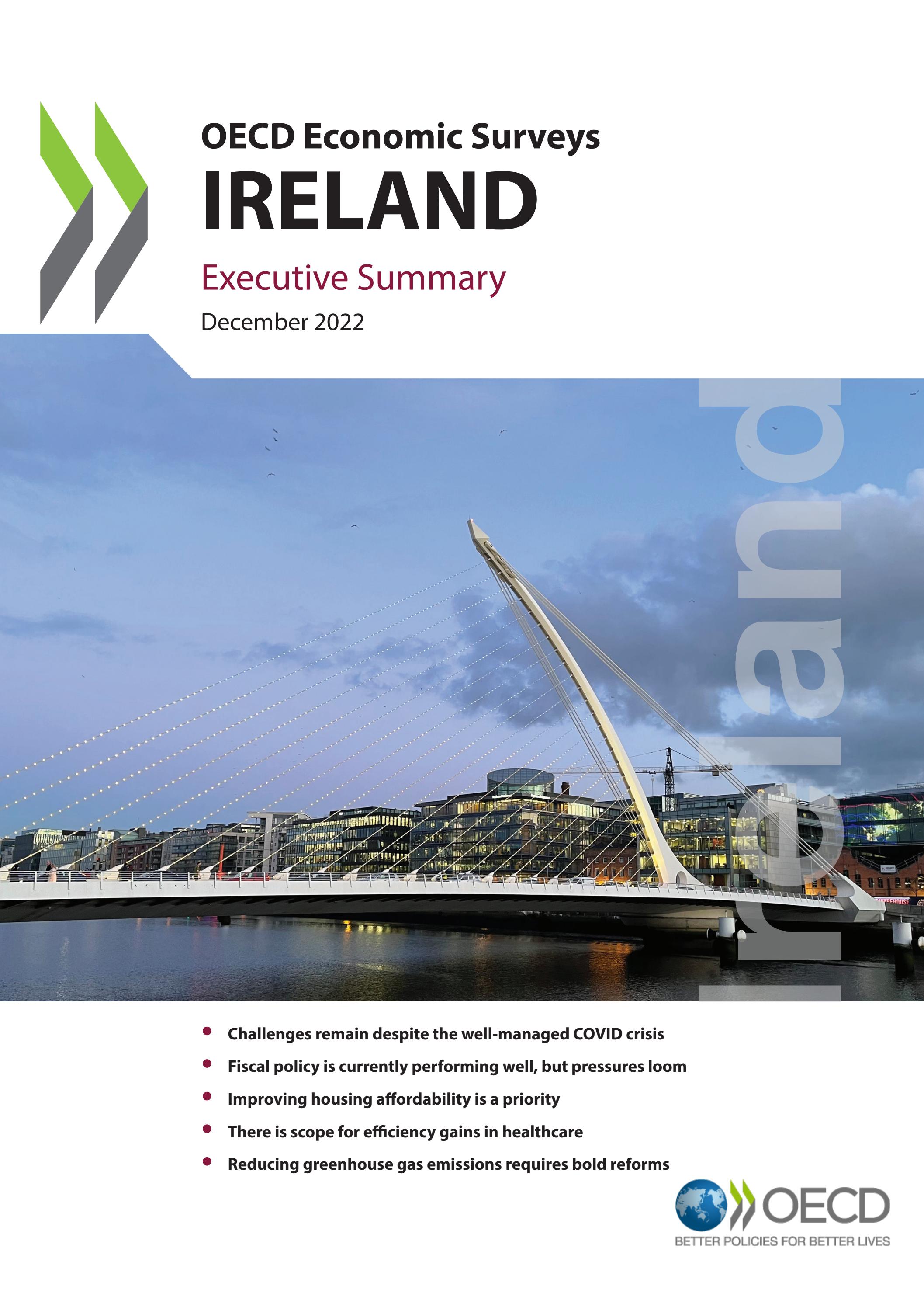 OECD Economic Survey of Ireland 2022 - Executive Summary by OECD - Issuu