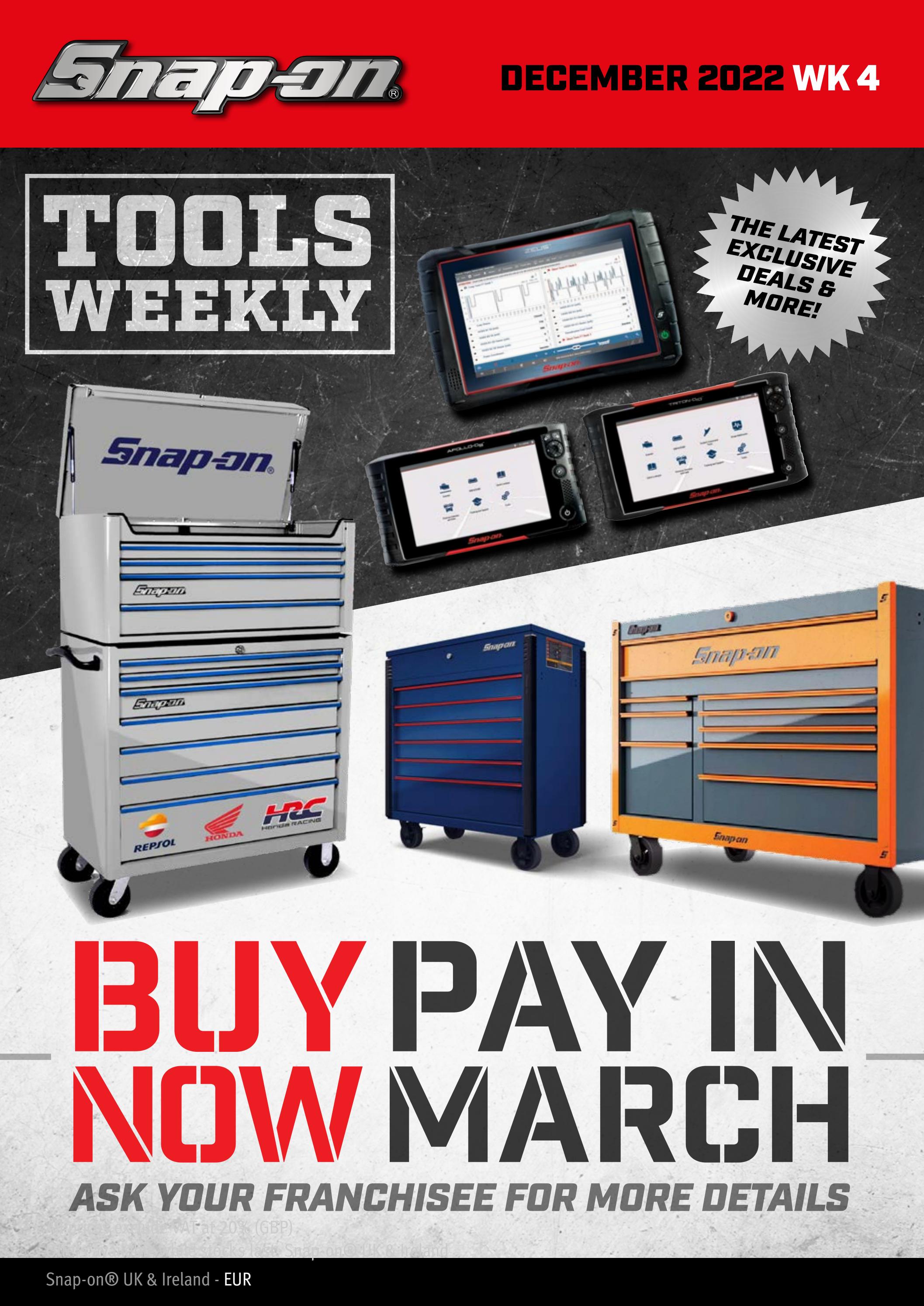 Snap-on Tools Dec 4 Weekly Digital Update Flyer EURO by SnaponToolsUK ...