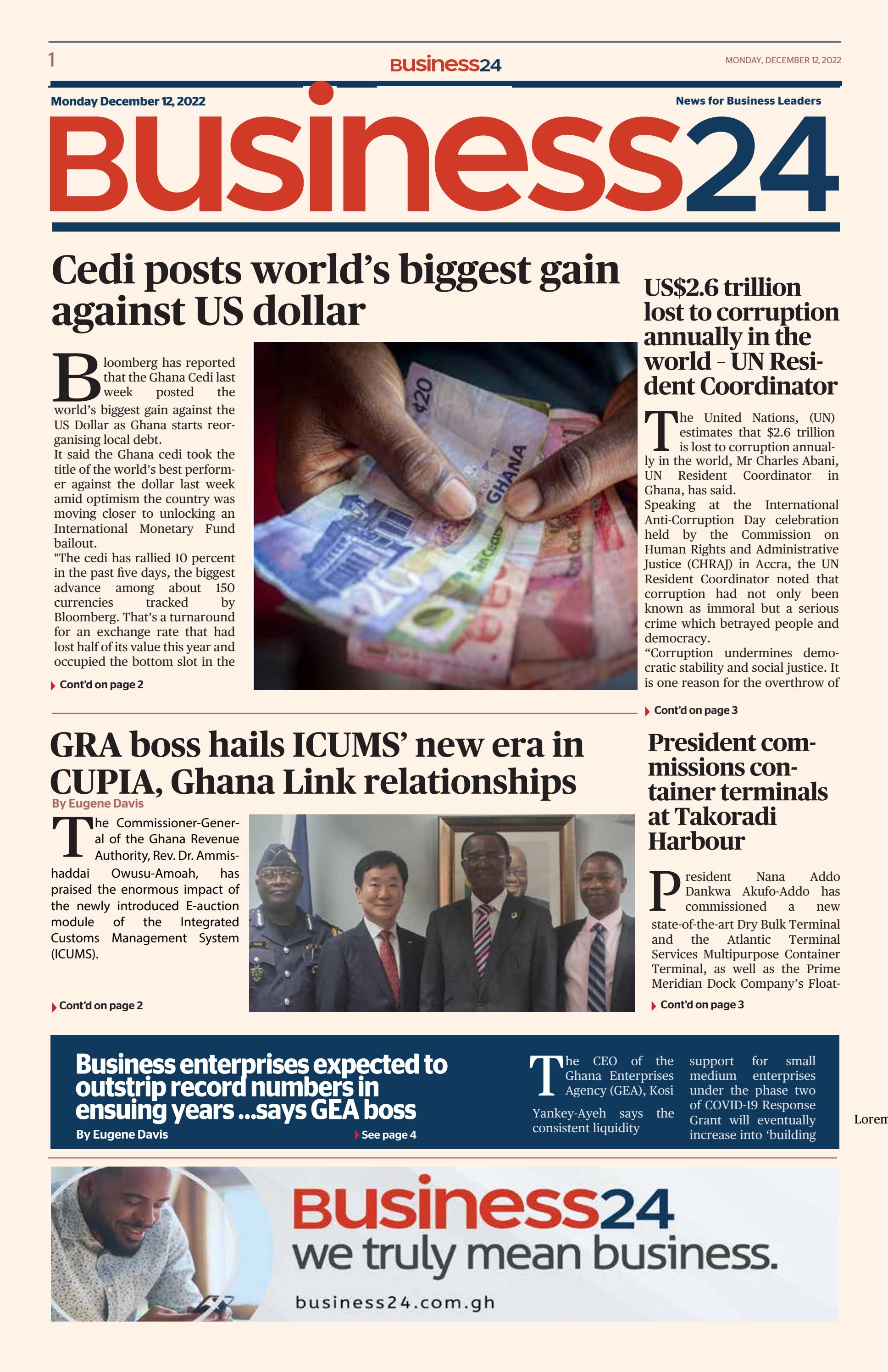 Business24 Newspaper 12 December 22 by Business24 Online - Issuu