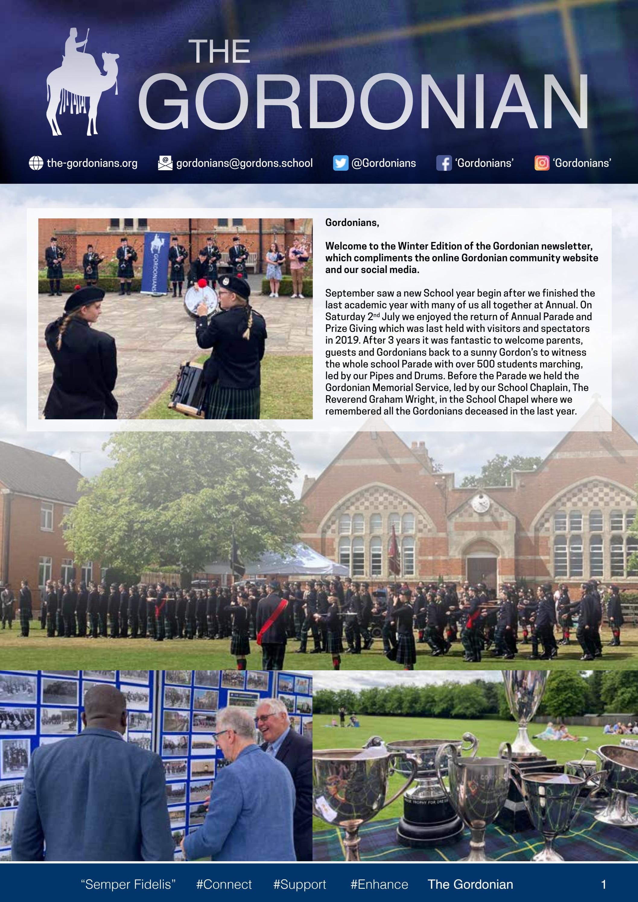 The Gordonian - Autumn 2022 by GordonsSchool - Issuu