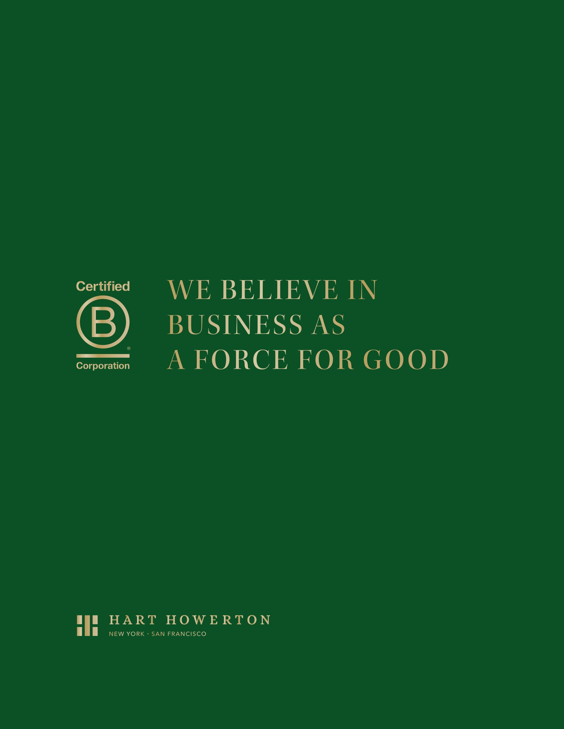 Our B Corp Values by harthowerton - Issuu