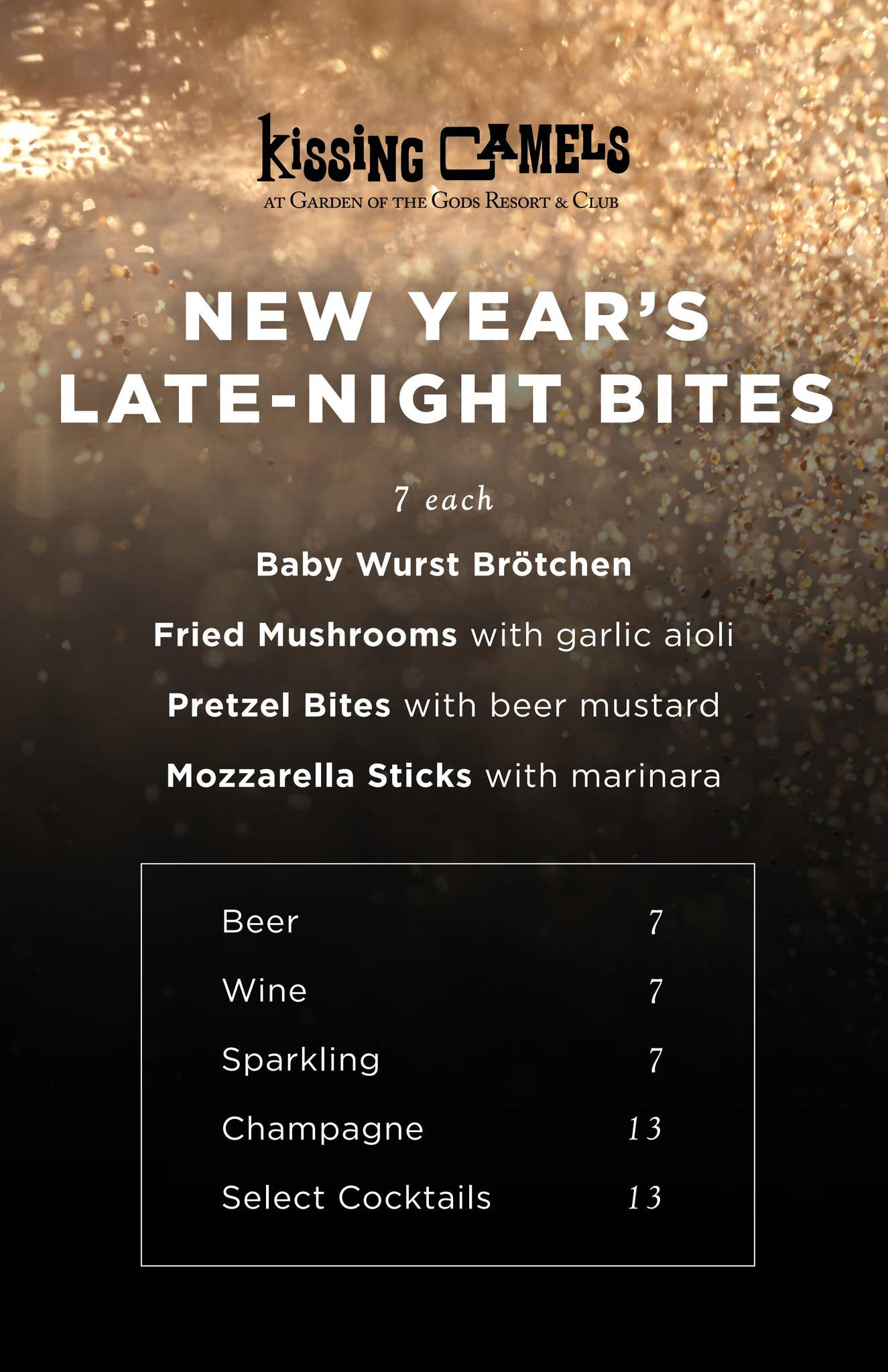 KC Grille NYE Late Night Menu by gardenofthegodsresortandclub - Issuu