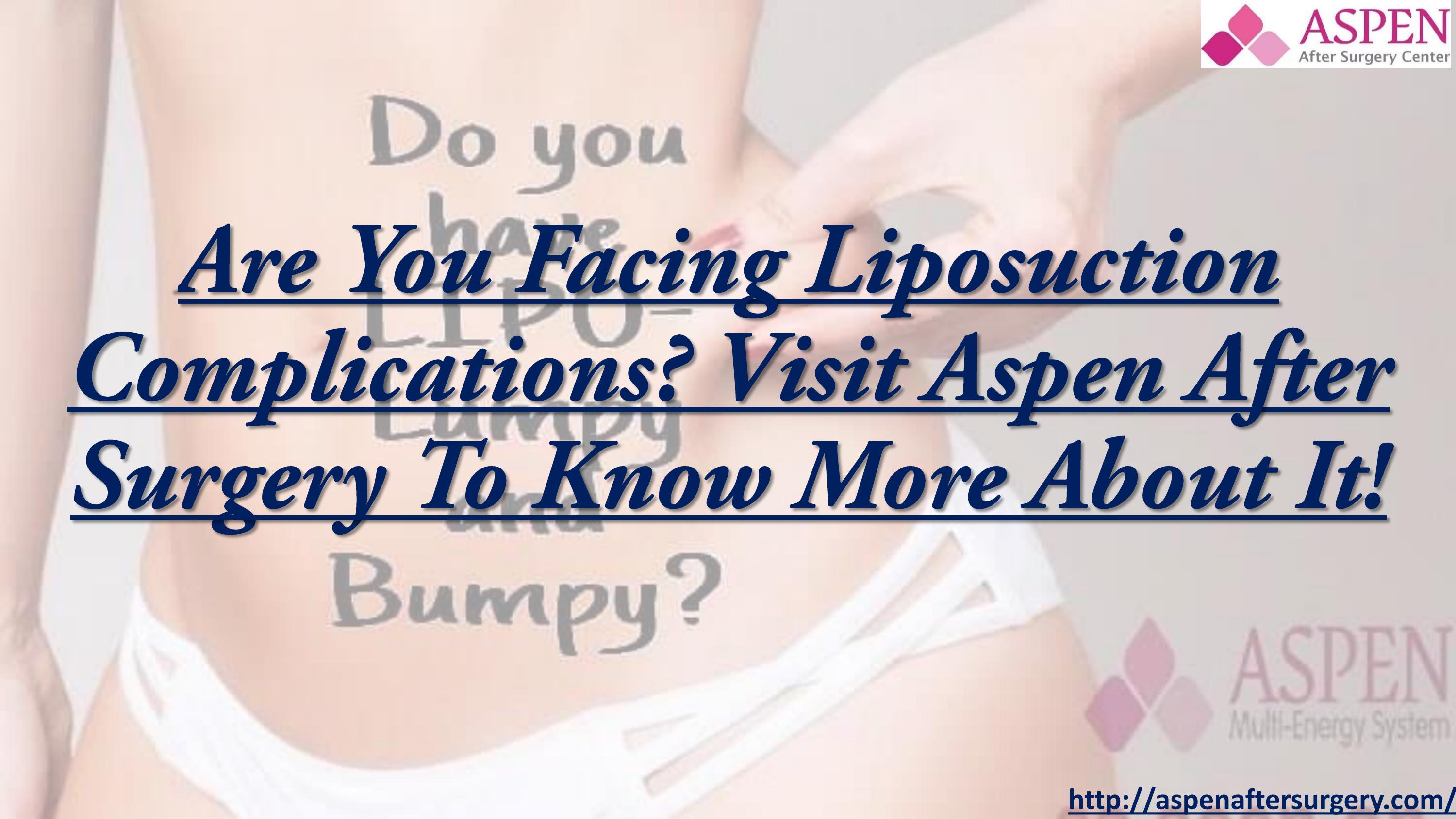 Liposuction Complications