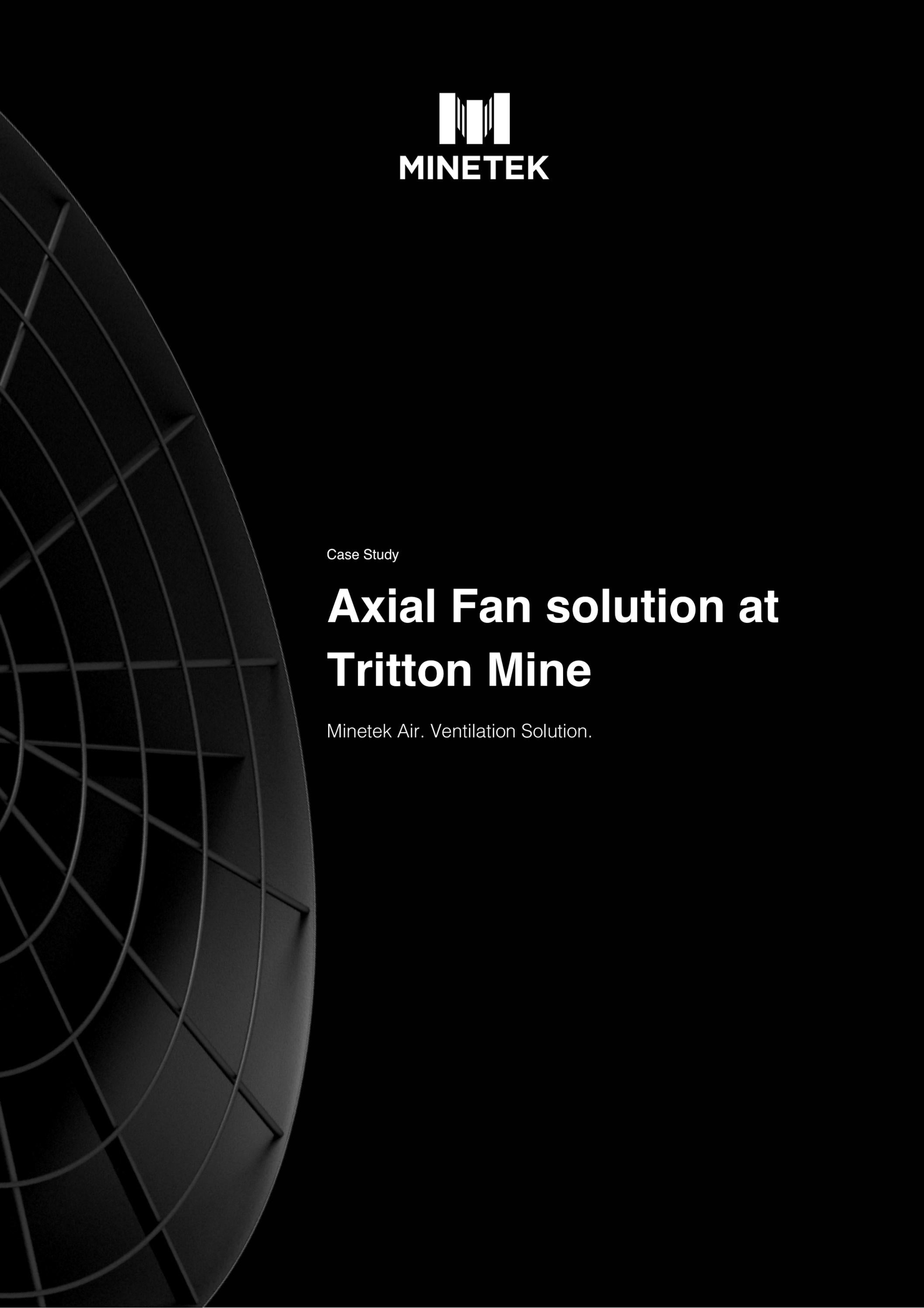 Tritton Mine Case Study: Axial Fan solution at Tritton Mine by MINETEK ...