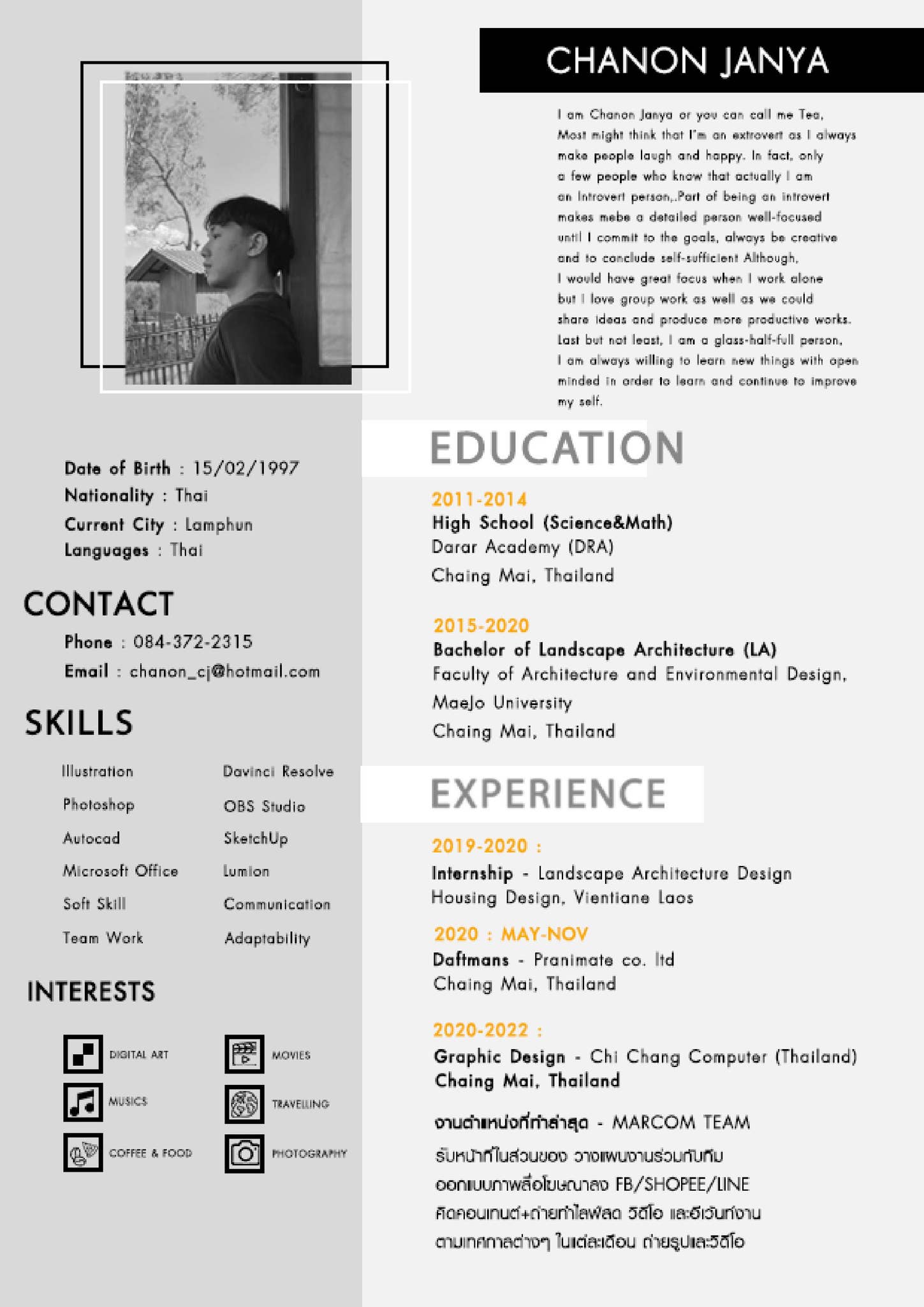 RESUME CHANON by Isquirrel - Issuu